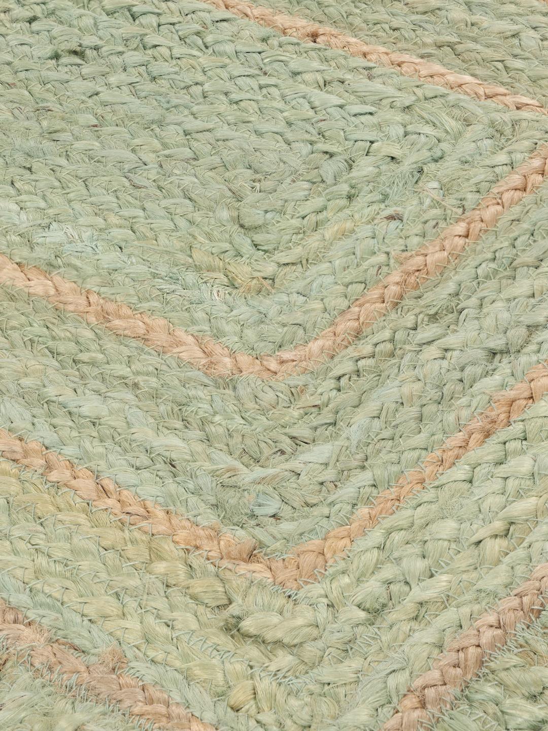 Rugvista essential - Mia - Vert / Beige 140 x 200 cm Tapis De Jute ...
