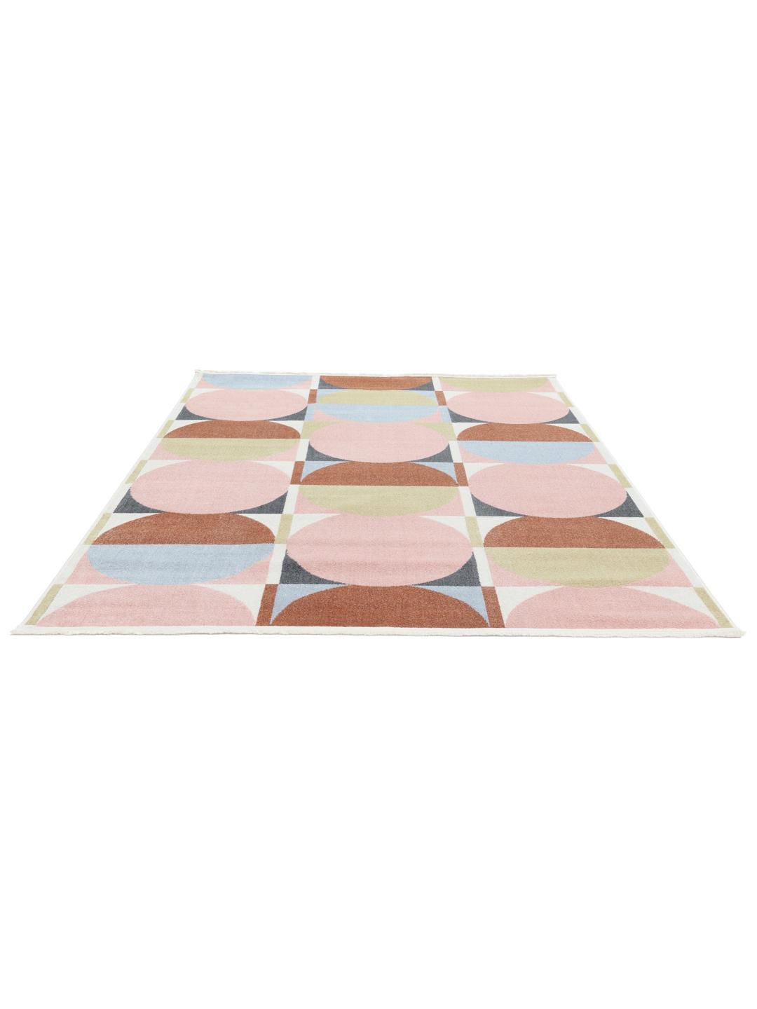 Rugvista essential - Jeff - Pink / Blue 140 x 200 cm Rug - Rugvista