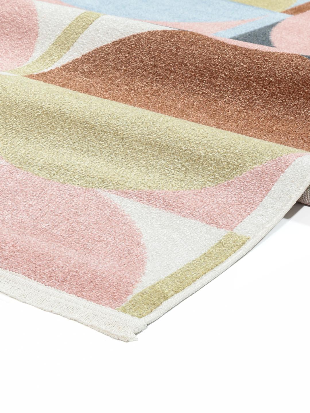 Rugvista essential - Jeff - Pink / Blue 140 x 200 cm Rug - Rugvista