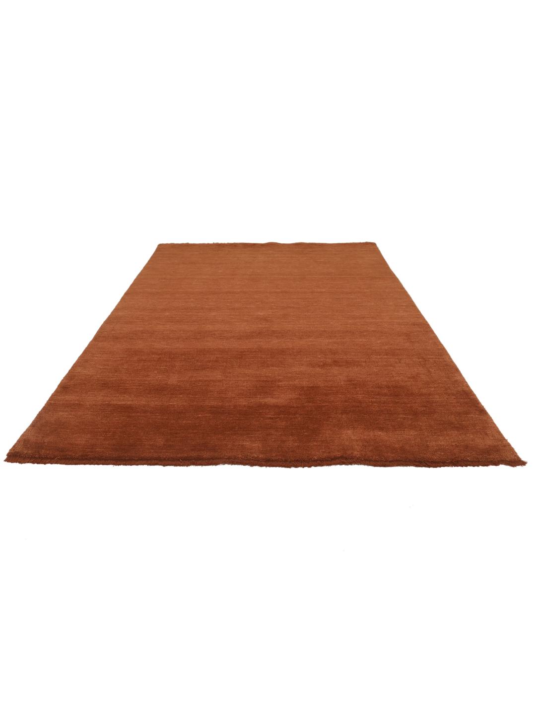 Rugvista premium - Handloom fringes - Ruosteenpunainen 250 x 350 cm ...