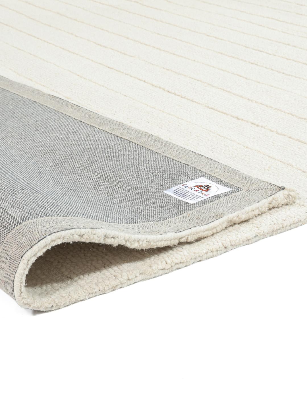 Rugvista core - Ribbone - Vit 160 x 230 cm Ullteppe - Rugvista