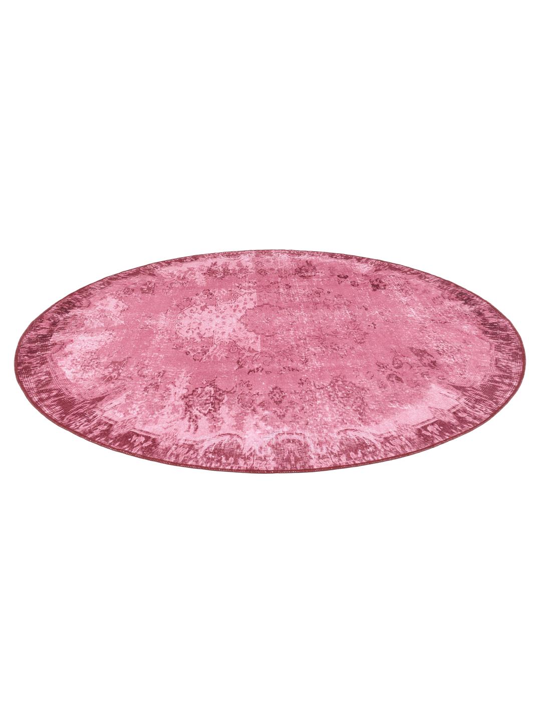 Rugvista essential - Scarlett - Pink, Round Rug - Rugvista