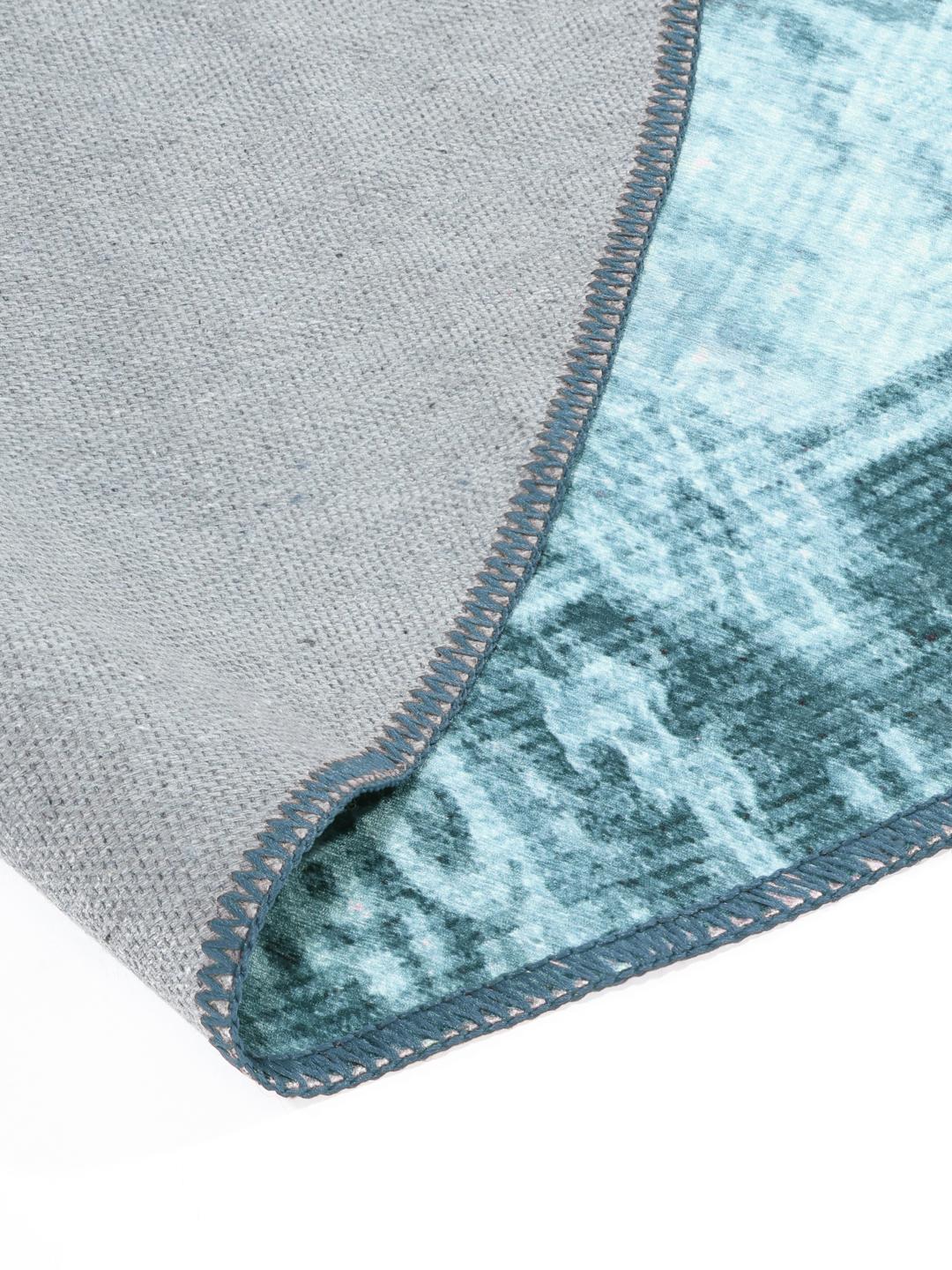 Rugvista essential - Scarlett - Turquoise, Round Ø 220 cm Rug - Rugvista