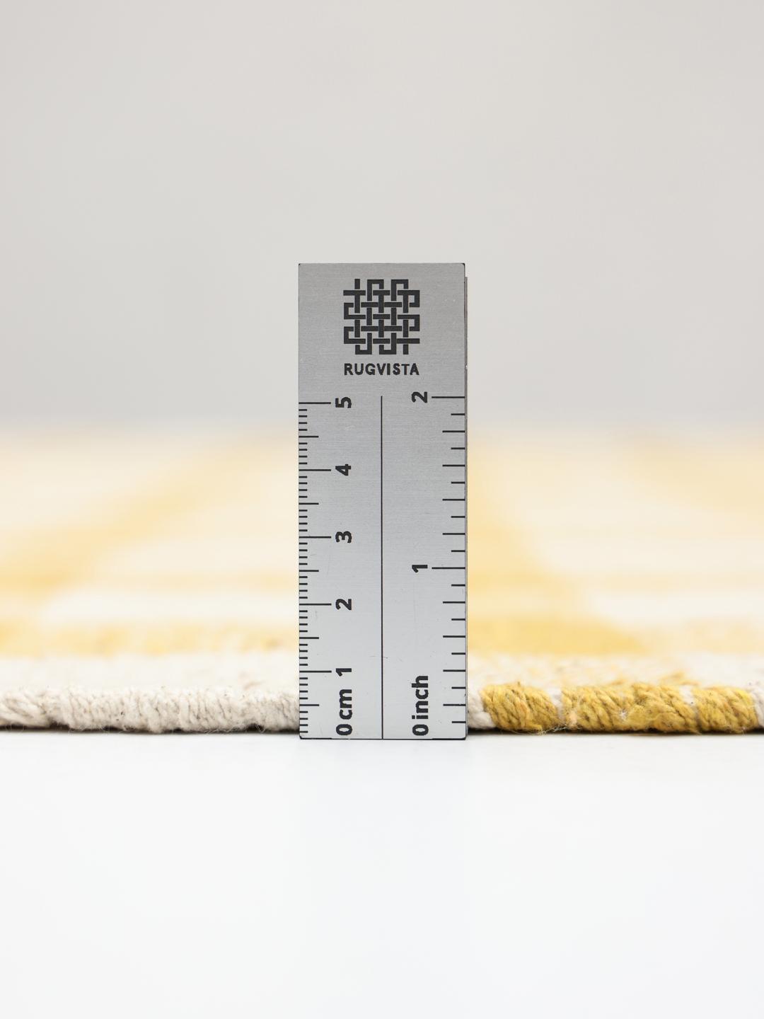 Rugvista essential - Haven - Senfgelb / Naturweiß, Läufer 80 x 250 cm ...