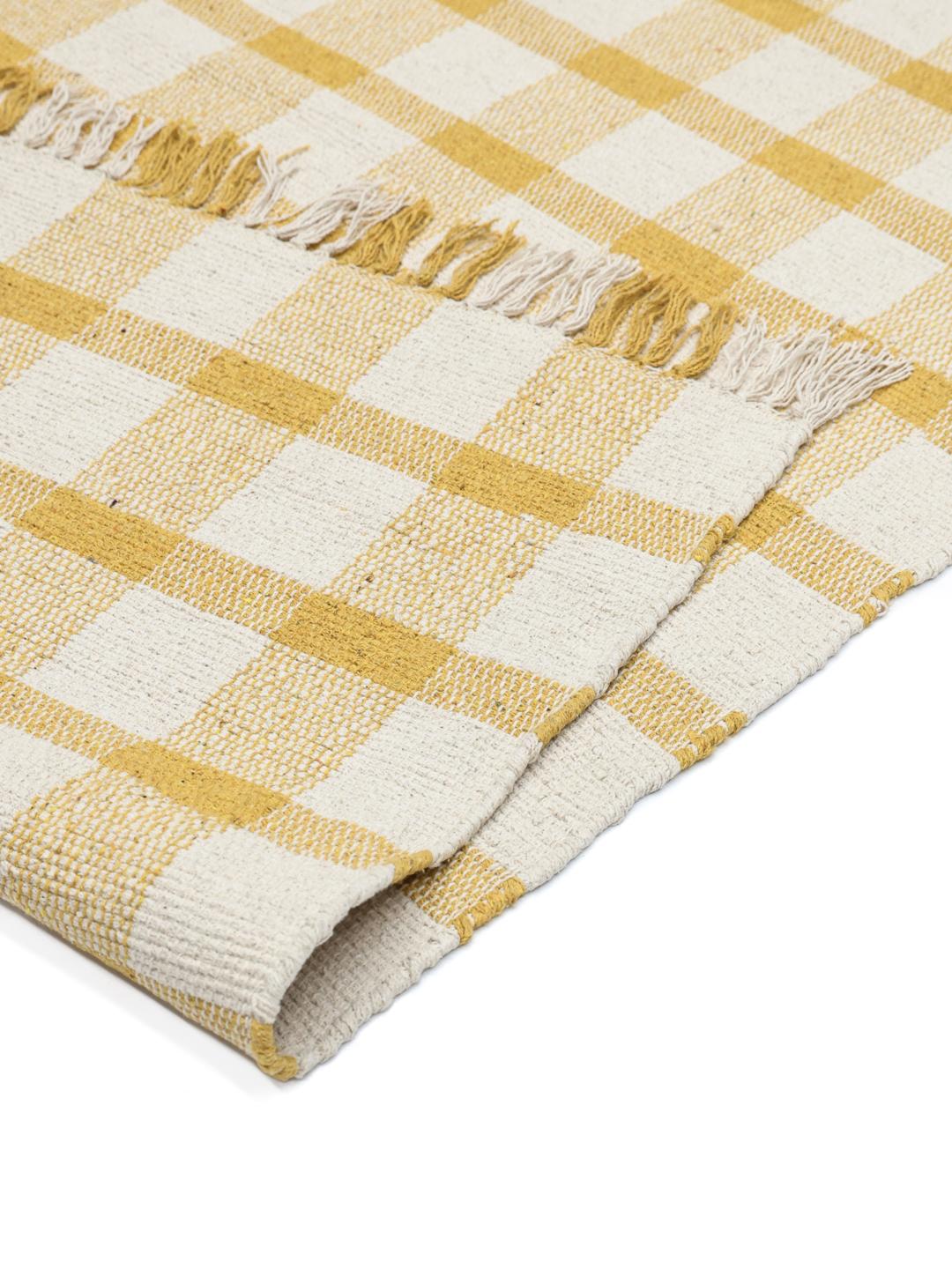 Rugvista essential - Haven - Senfgelb / Naturweiß 200 x 300 cm ...