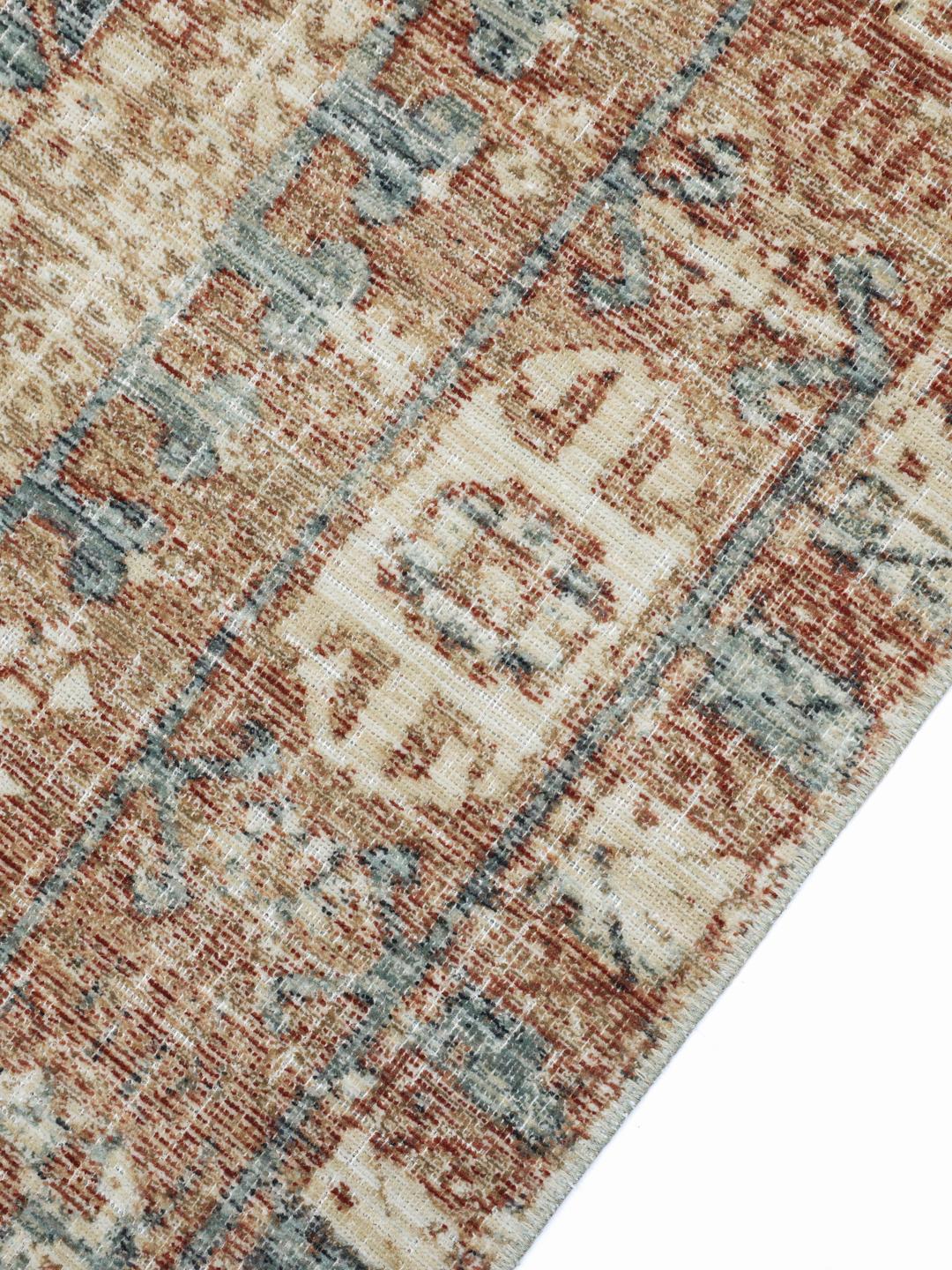 Rugvista core - Iramis - Rust Red / Green 200 x 300 cm Rug - Rugvista