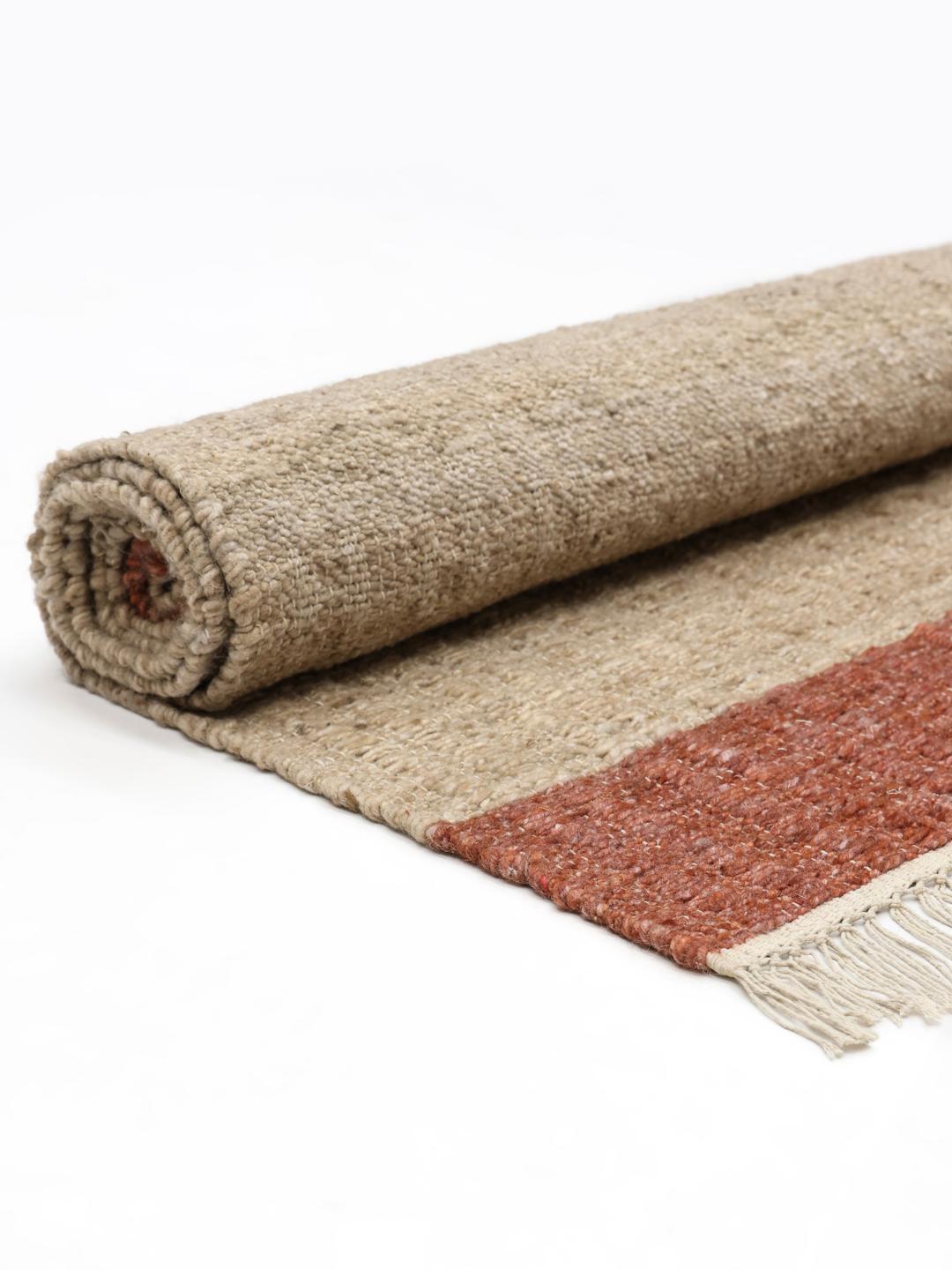 Rugvista core - Alesso - Light Brown / Rust Red 200 x 300 cm Wool Rug ...