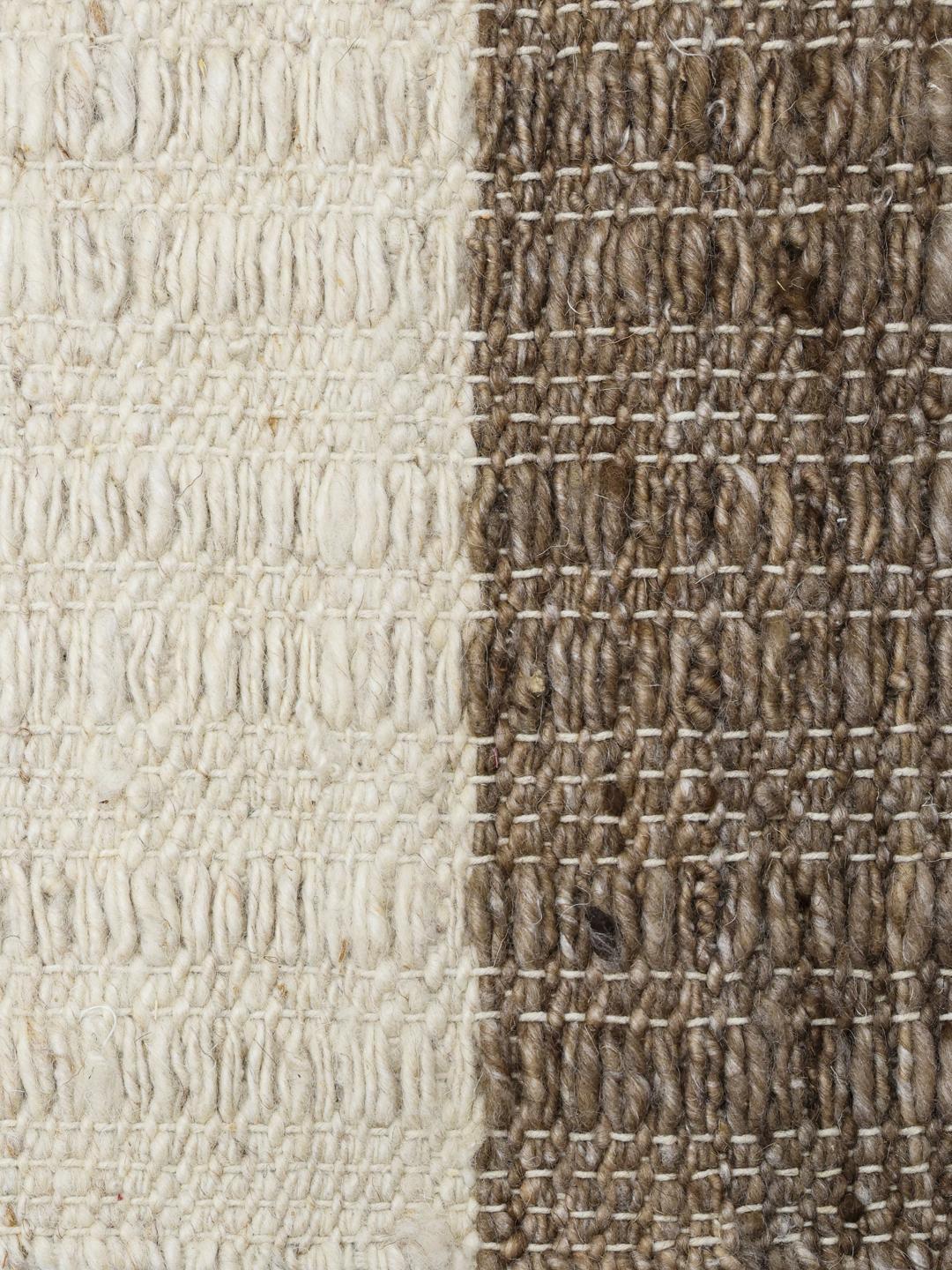 Rugvista core - Alesso - Beige / Ruskea, Pitkä 80 x 250 cm Villamatto ...