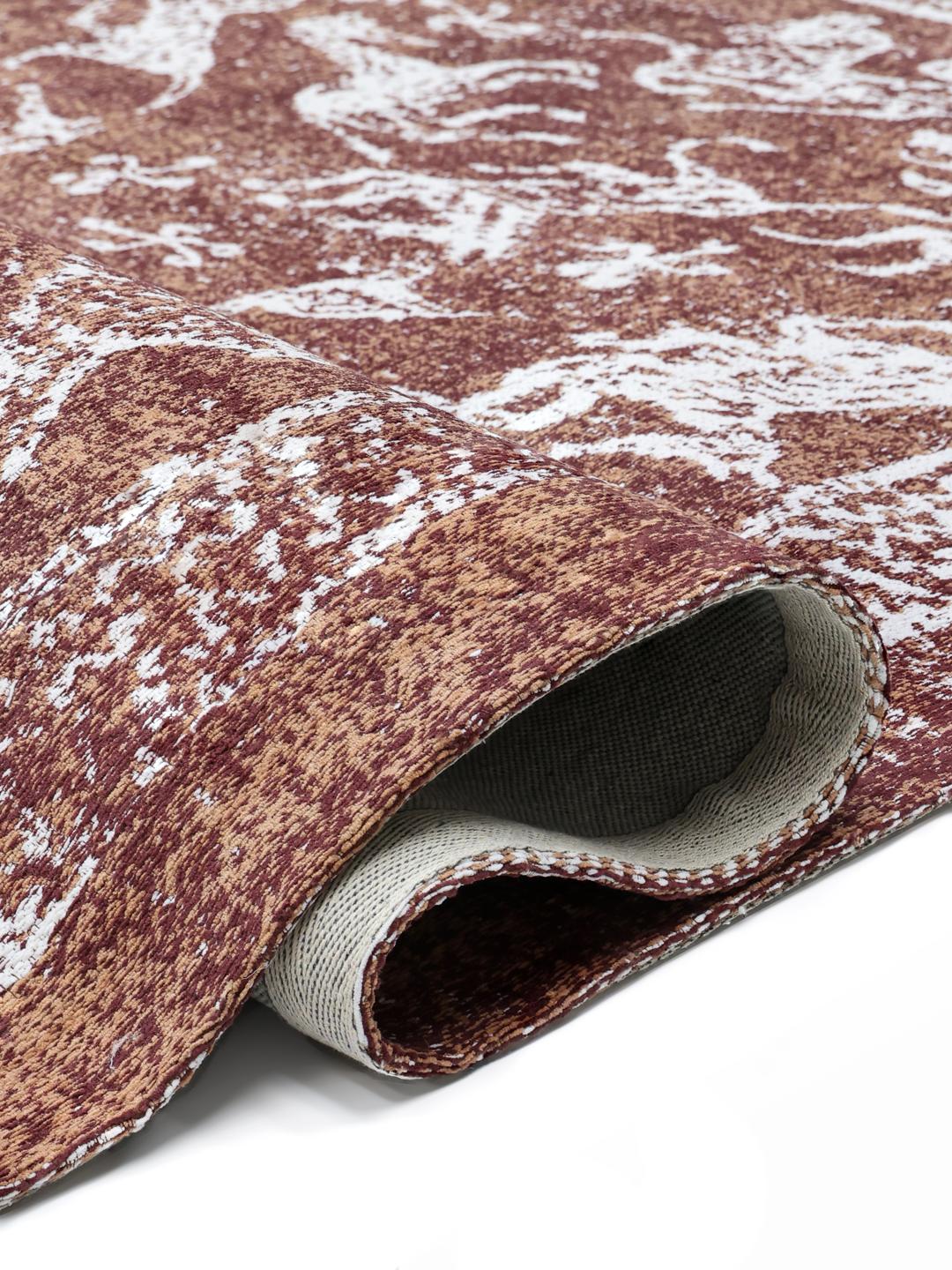 Rugvista core - Nubian - Burgundy Red 200 x 300 cm Cotton Rug - Rugvista