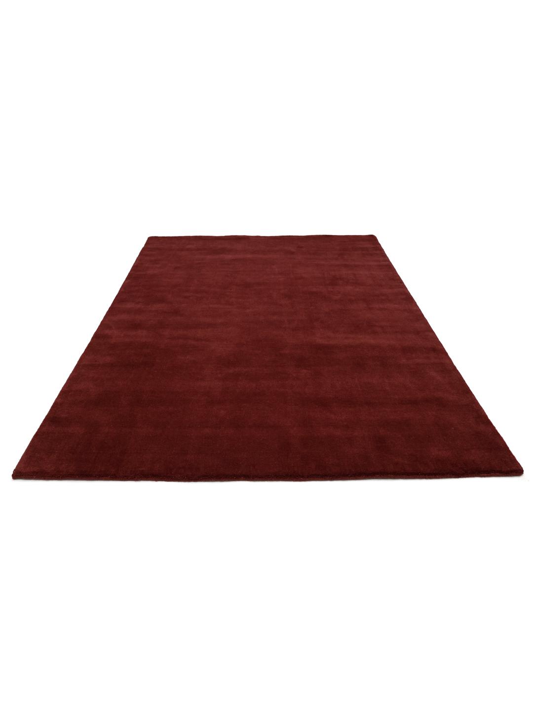 Rugvista premium - Handloom Velvet - Dark Red 250 x 350 cm Wool Rug ...