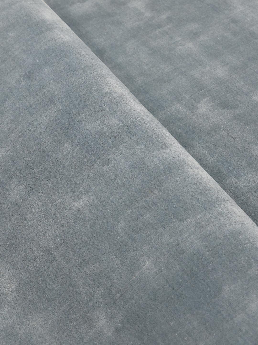 Rugvista premium - Handloom Velvet - Blue, Round Ø 200 cm Wool Rug ...