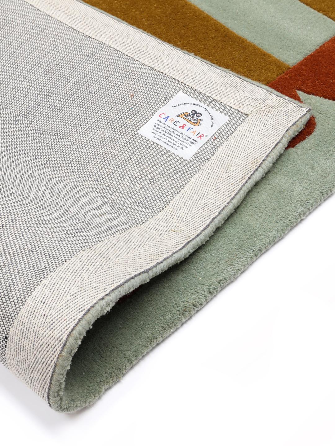 Rugvista premium - Liora - Green / Multicolor 140 x 200 cm Wool Rug ...