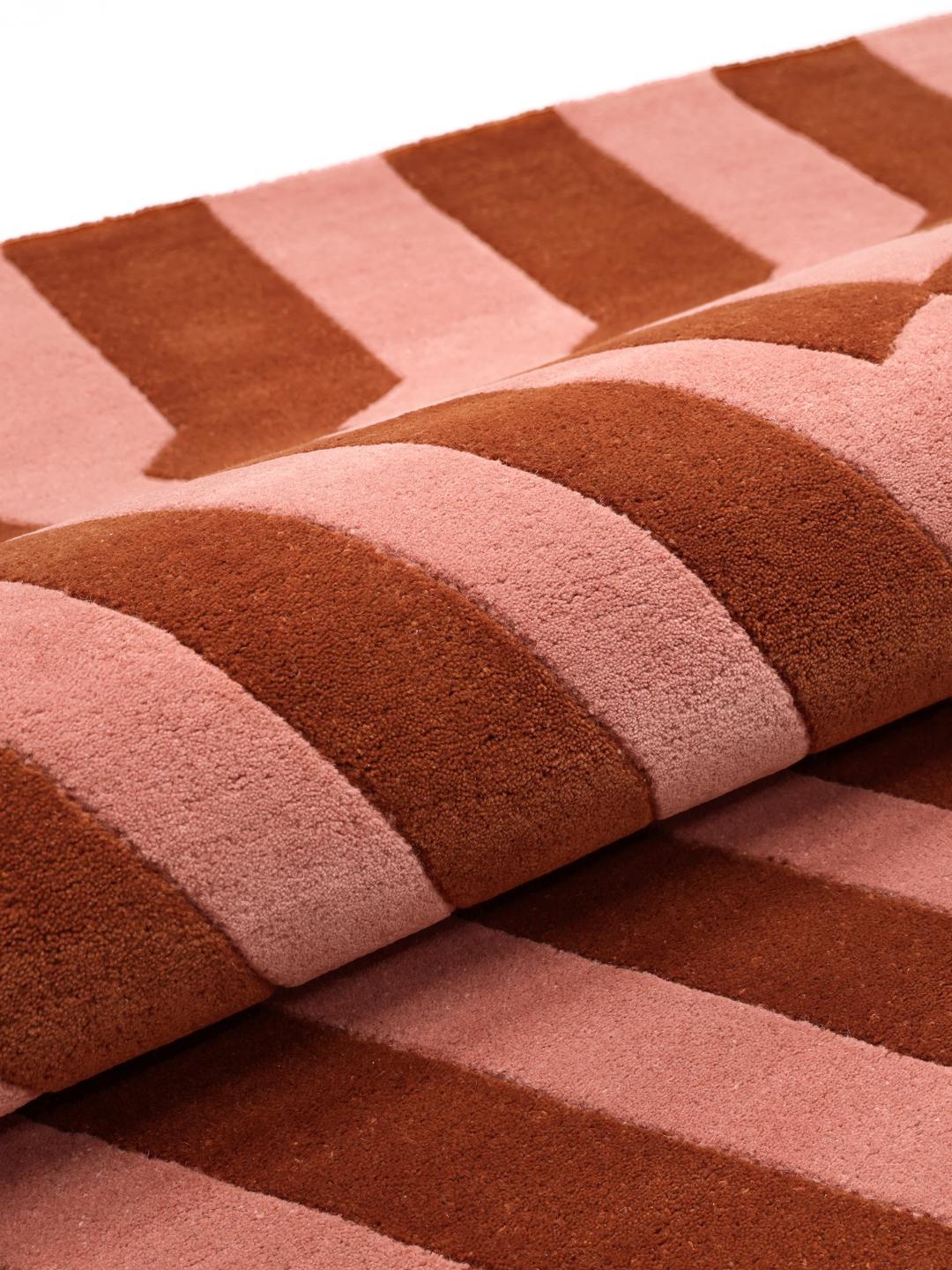 Rugvista premium - Ziggy - Rust Red / Pink 200 x 300 cm Wool Rug - Rugvista