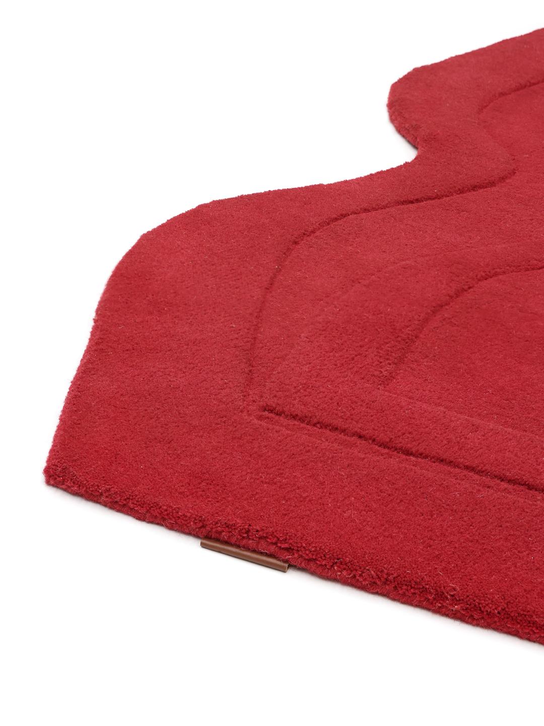 Rugvista premium - Lips - レッド 100 x 160 cm ウール 絨毯 - Rugvista