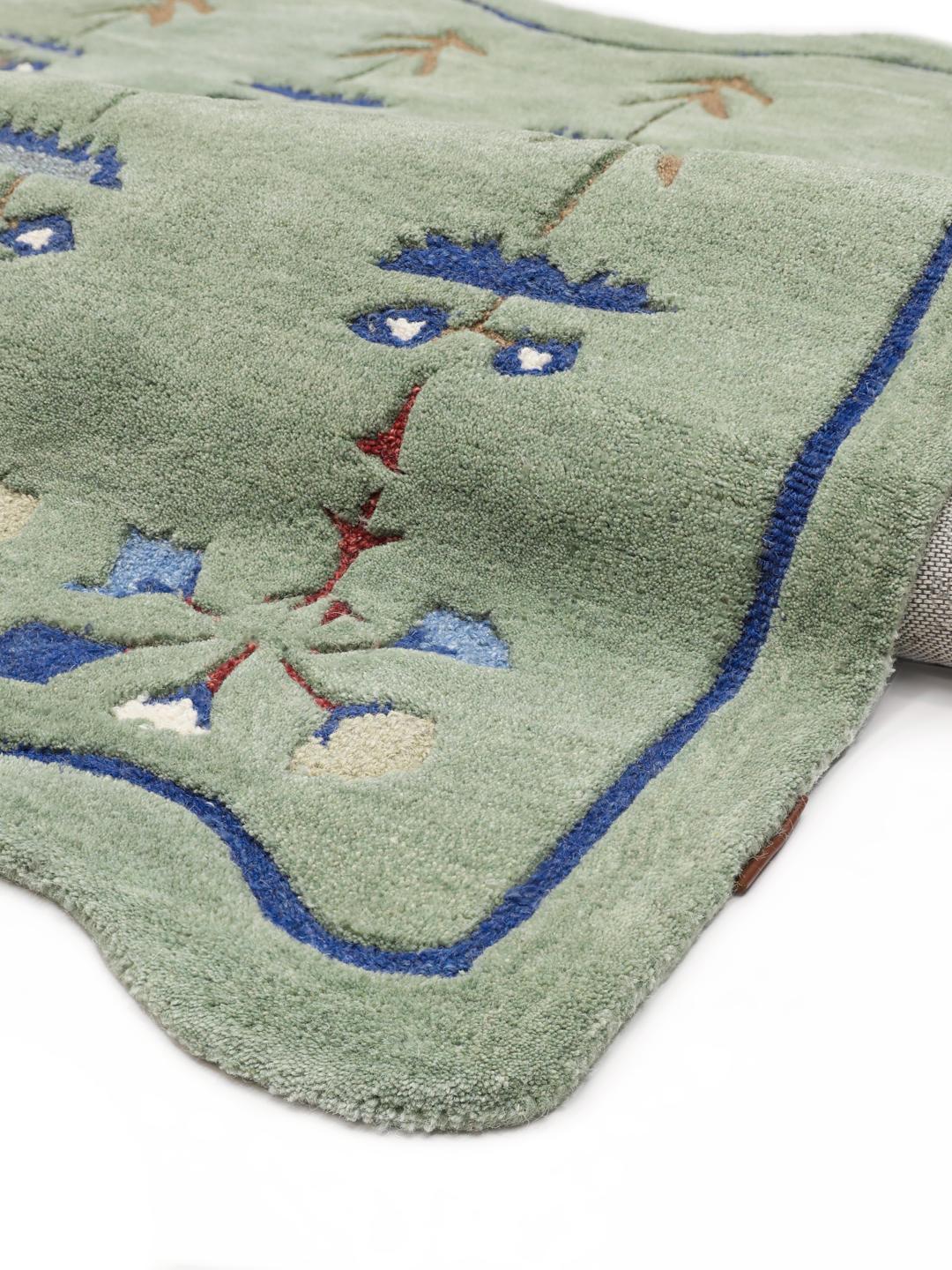 Rugvista premium - Rosalina - Vert Menthe / Bleu 200 x 300 cm Tapis De ...
