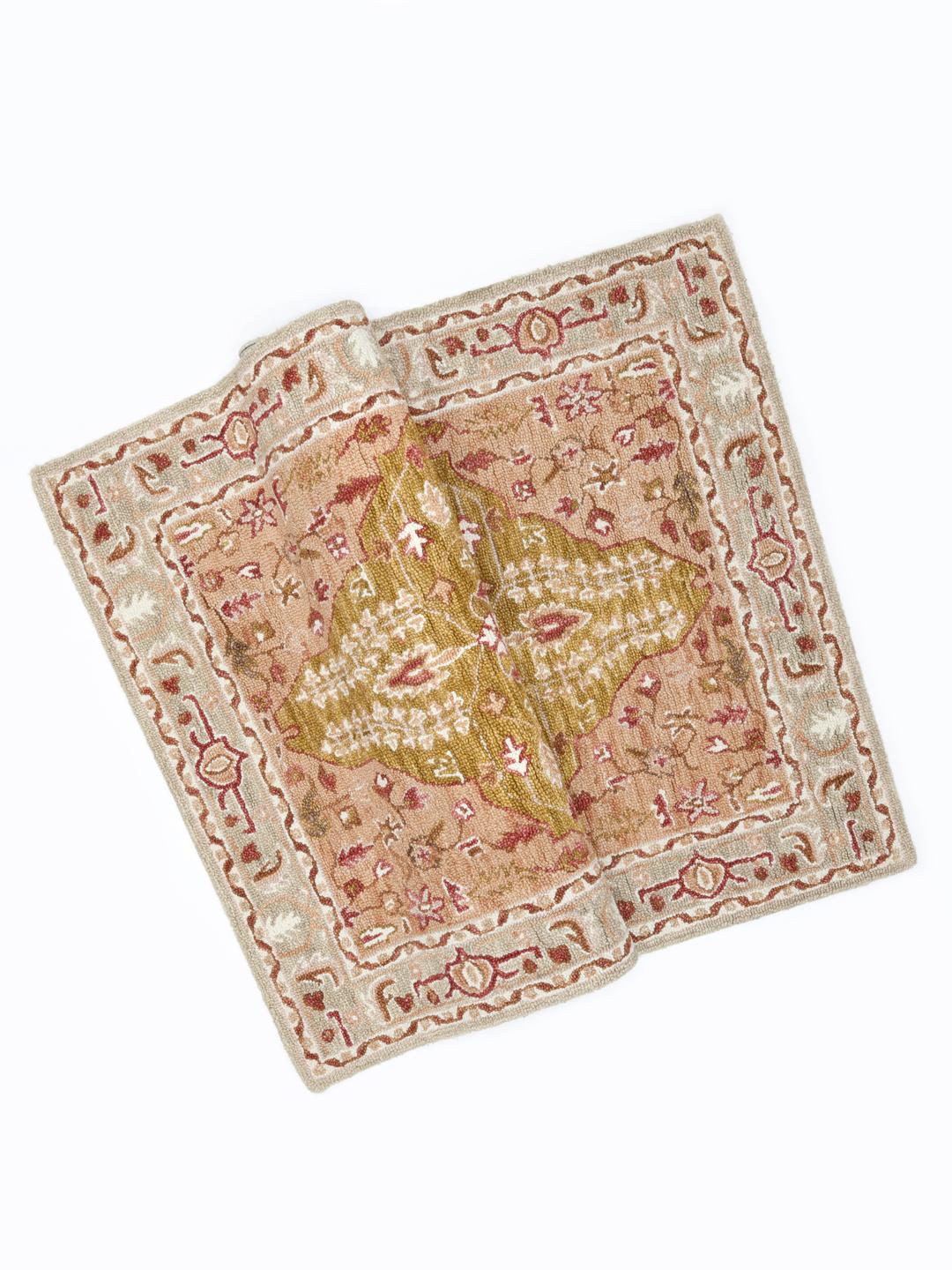 Rugvista premium - Zaria - Rose Clair / Jaune Moutarde 140 x 200 cm ...