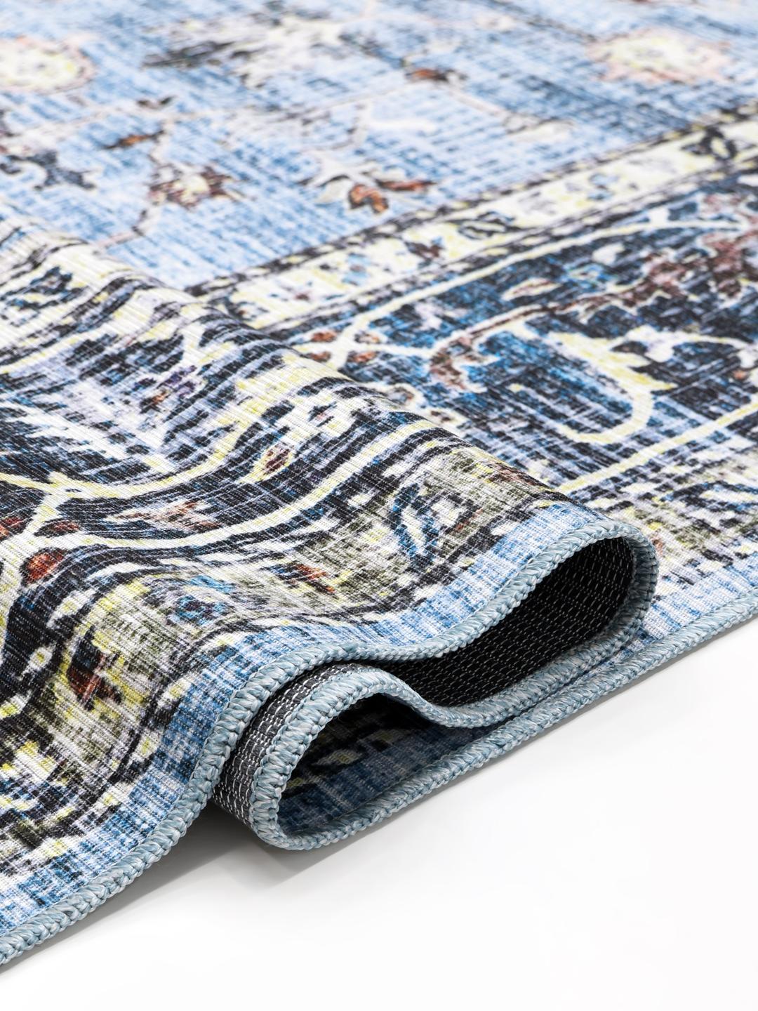Rugvista essential - Georgia Oriental - Blue / Multicolor 300 x 500 cm ...