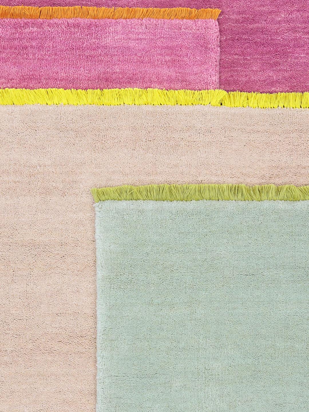 Rugvista premium - Moderna Pile - Roze / Oranje 200 x 300 cm Wol ...