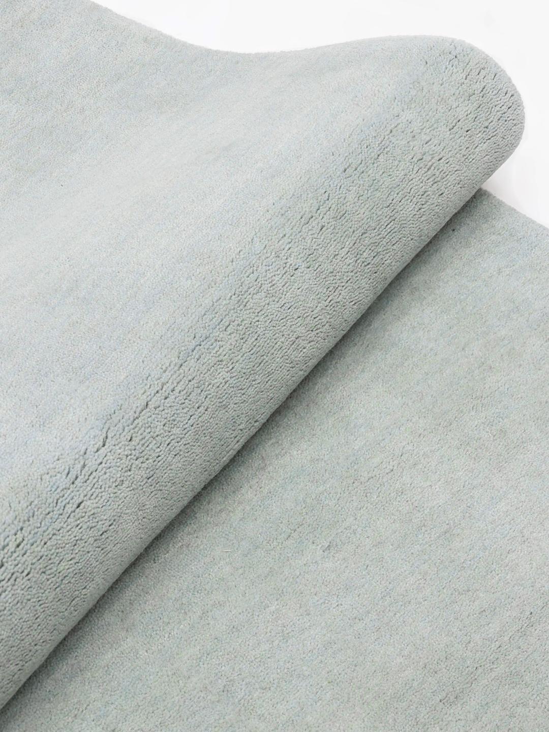 Rugvista premium - Handloom fringes - Gammelblå 140 x 200 cm Ullteppe ...