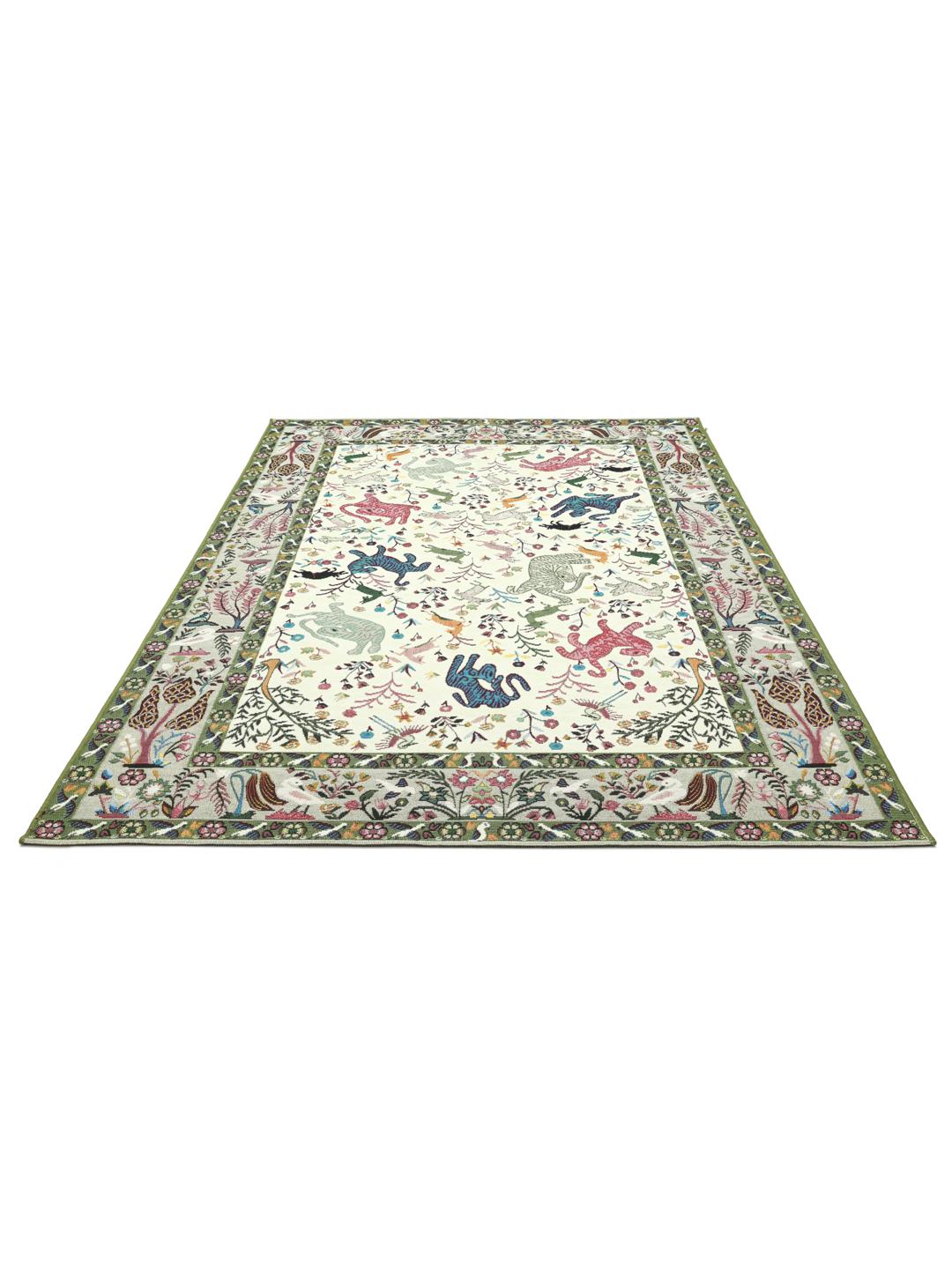 Rugvista essential - Tigras - Green / Multicolor (Pastel) 200 x 300 cm ...