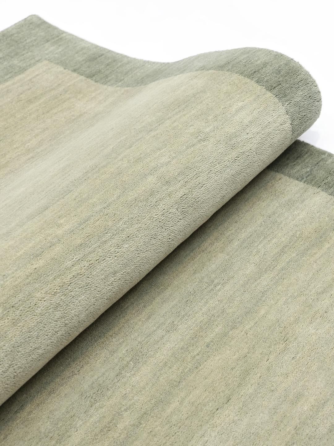Rugvista premium - Handloom Frame - Grey / Green 200 x 300 cm Wool Rug ...