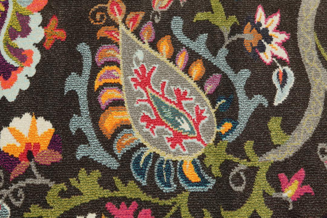 Rugvista essential - Allegra - Houtskoolgrijs / Multicolor 160 x 230 cm ...