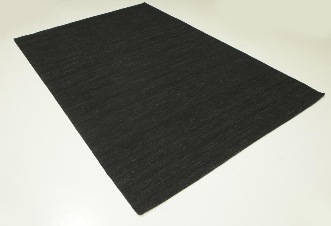 Rugvista core - Handloom flat - Musta 200 x 300 cm Villamatto - Rugvista