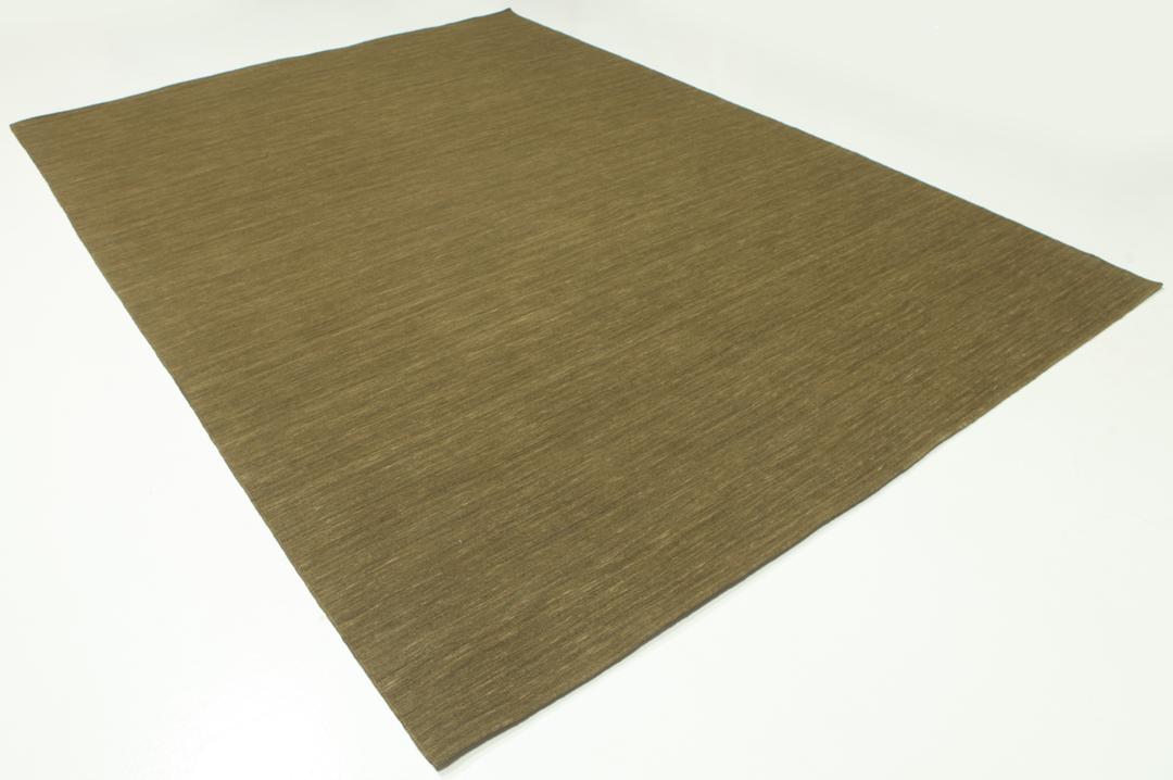 Rugvista core - Handloom flat - Olivegrün 250 x 350 cm Wollteppich ...