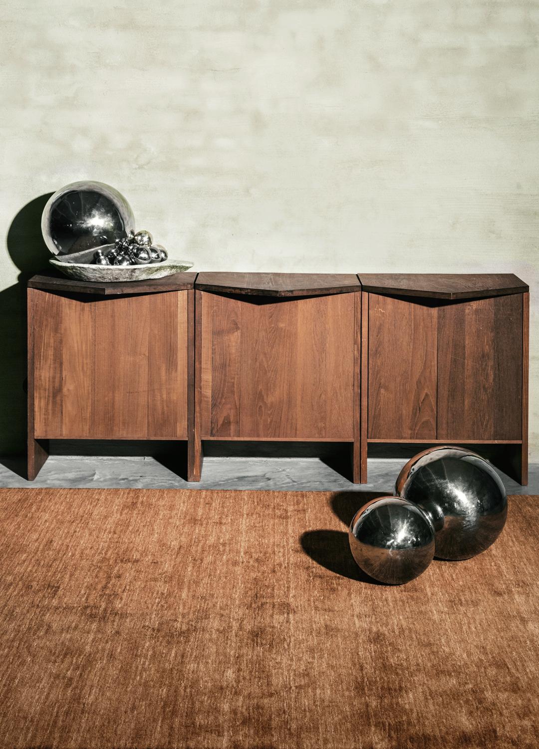 Rugvista premium - Handloom fringes - Brun 200 x 300 cm Ullmatta - Rugvista