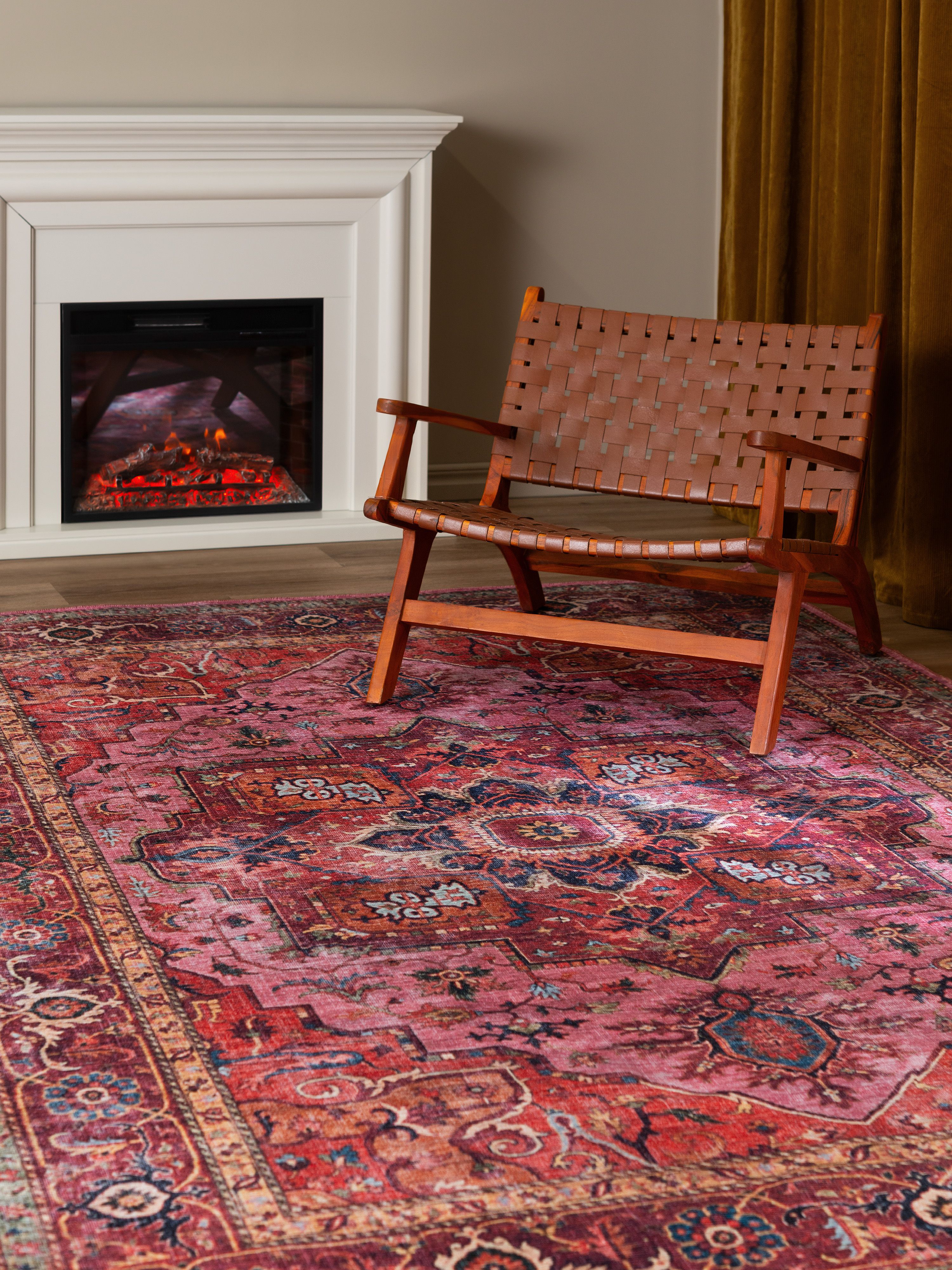 Pink oriental rug store