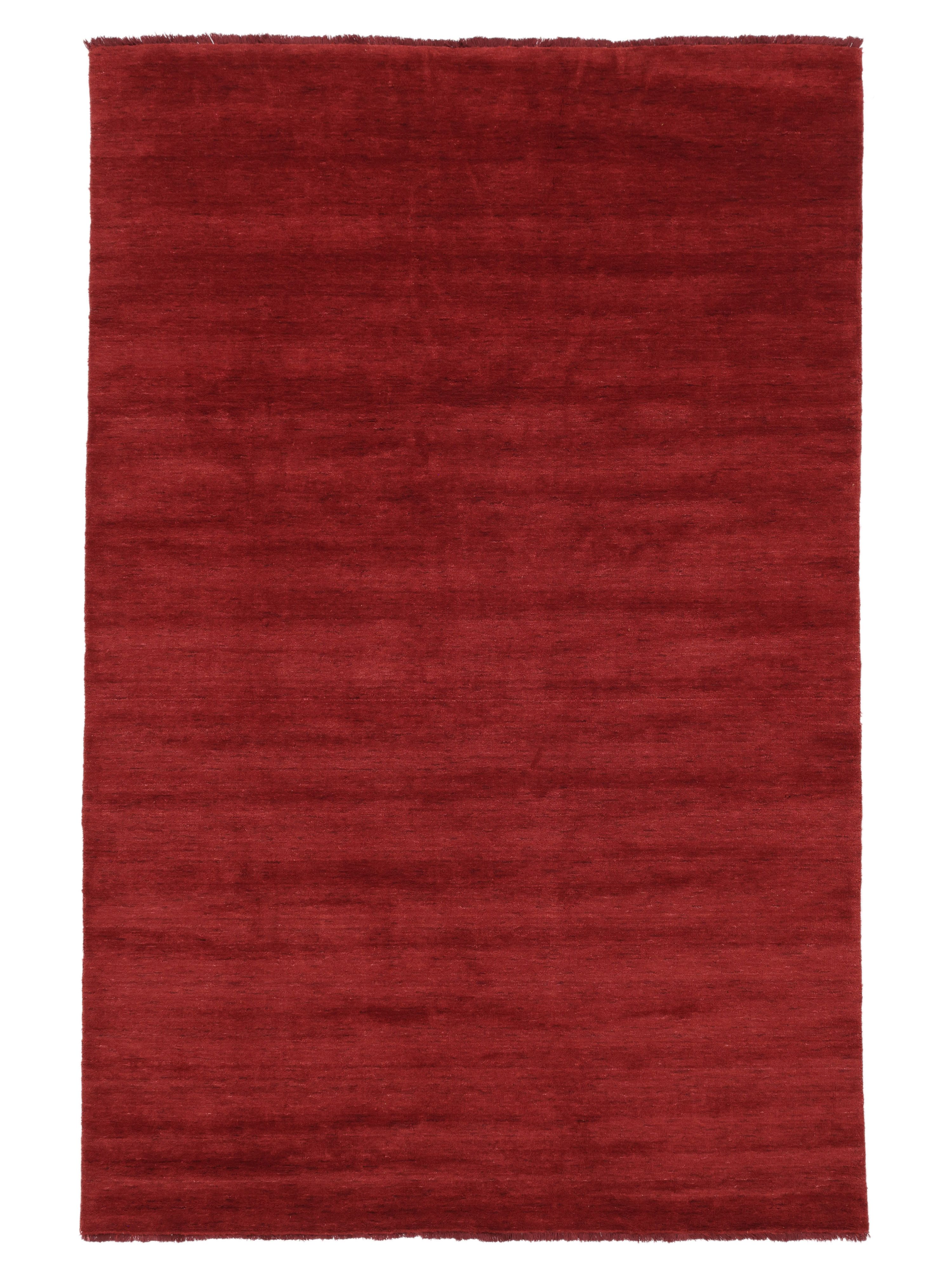 Rugvista premium - Handloom fringes - Rust Red 160 x 230 cm Wool Rug ...