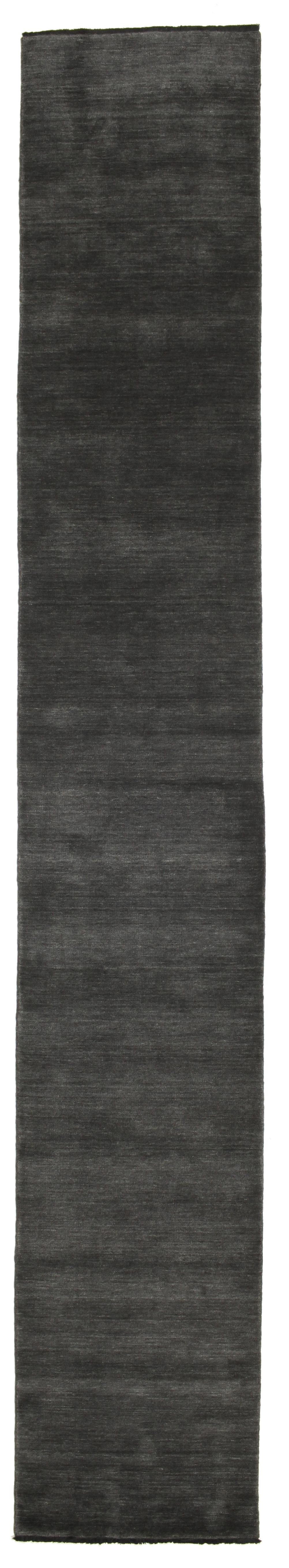 Rugvista premium - Handloom fringes - Nero / Grigio 80 x 500 cm Tappeto ...