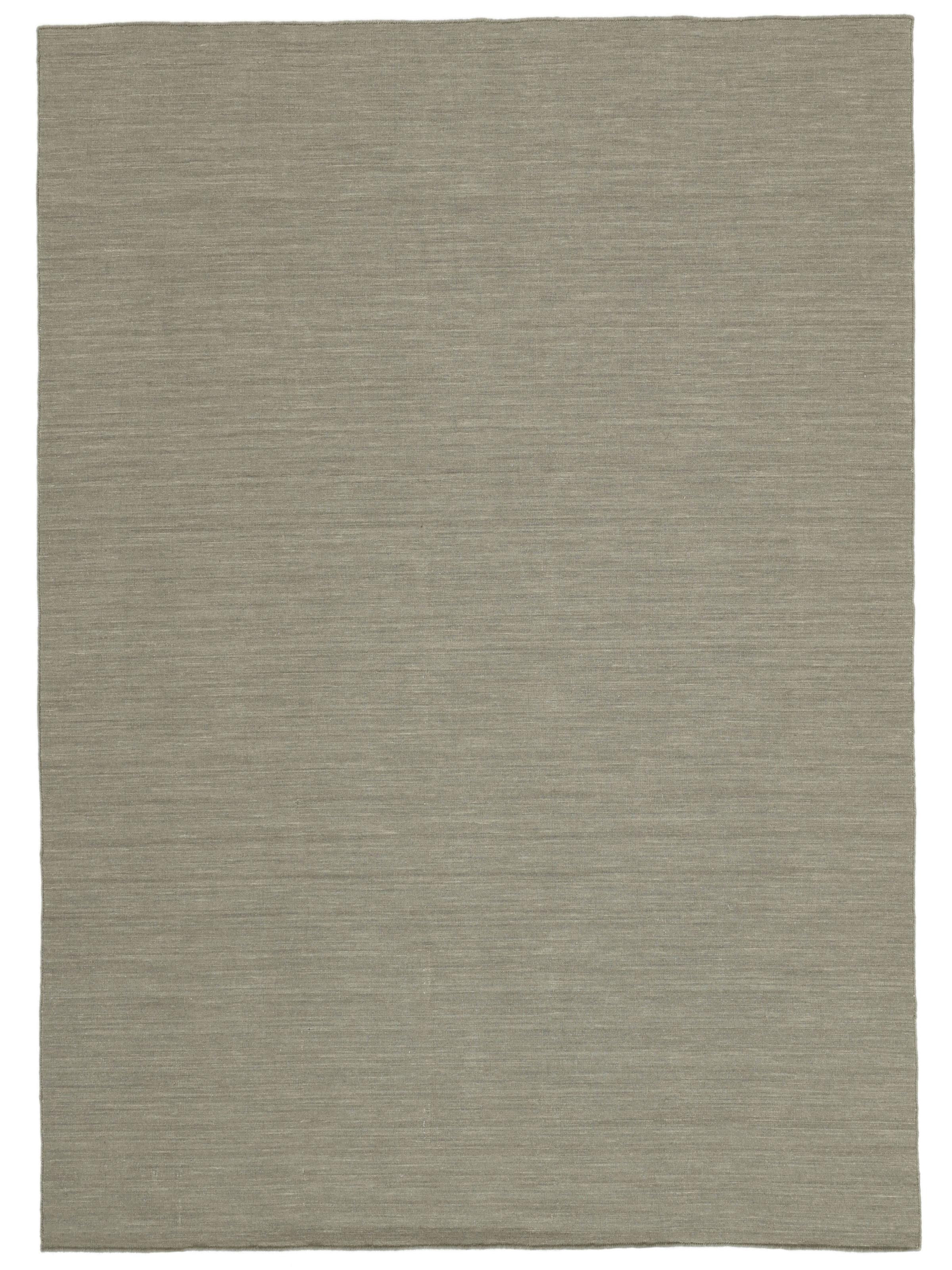 Rugvista core - Handloom flat - Light Grey / Beige 200 x 300 cm Wool ...