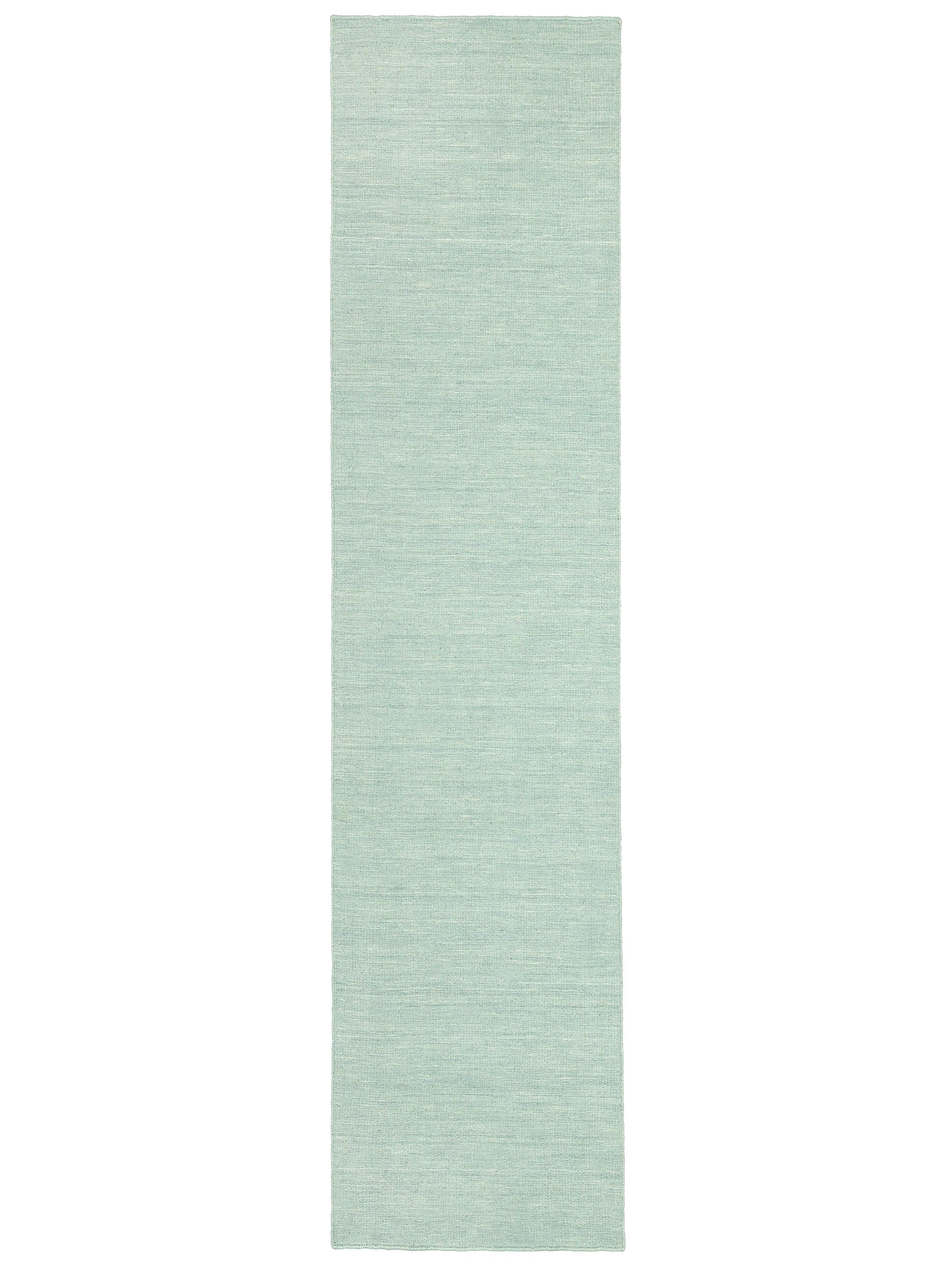 Rugvista core - Kelim loom - Mint Green, Runner 80 x 300 cm Wool Rug ...