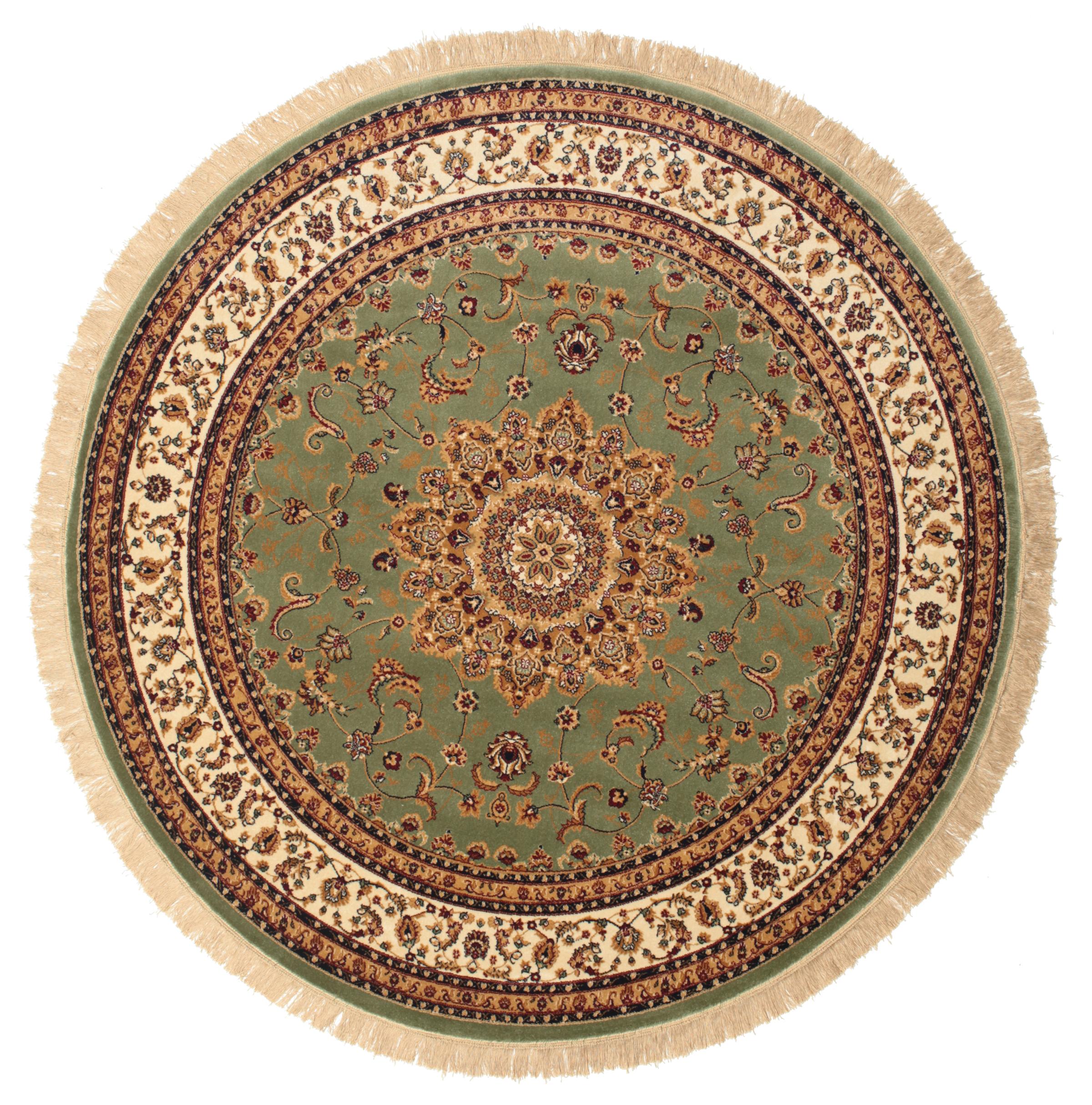 Rugvista core - Nahal - Green, Round Ø 200 cm Rug - Rugvista