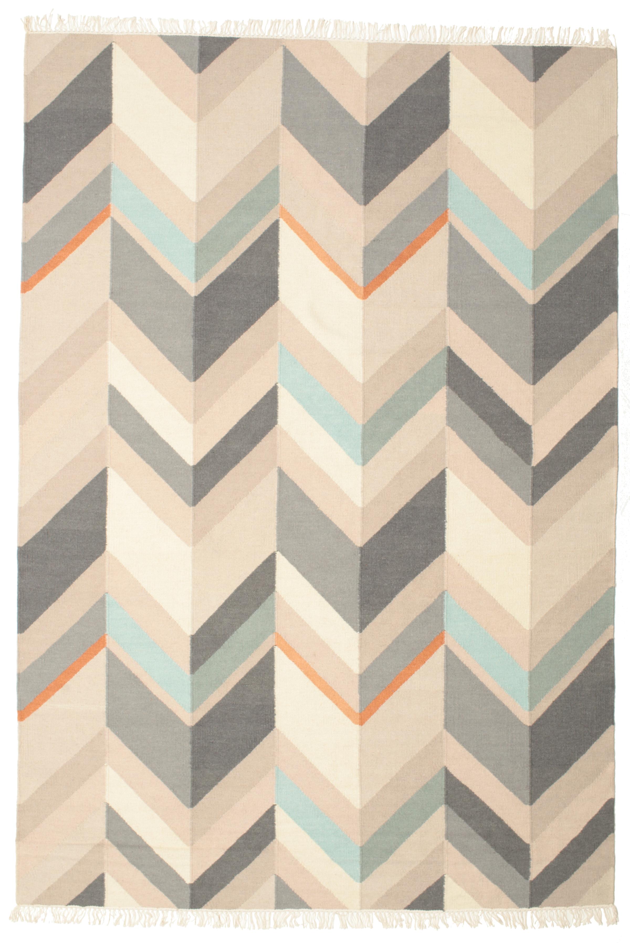 Rugvista core - Kasimir - Beige / Grå 200 x 300 cm Ullteppe - Rugvista