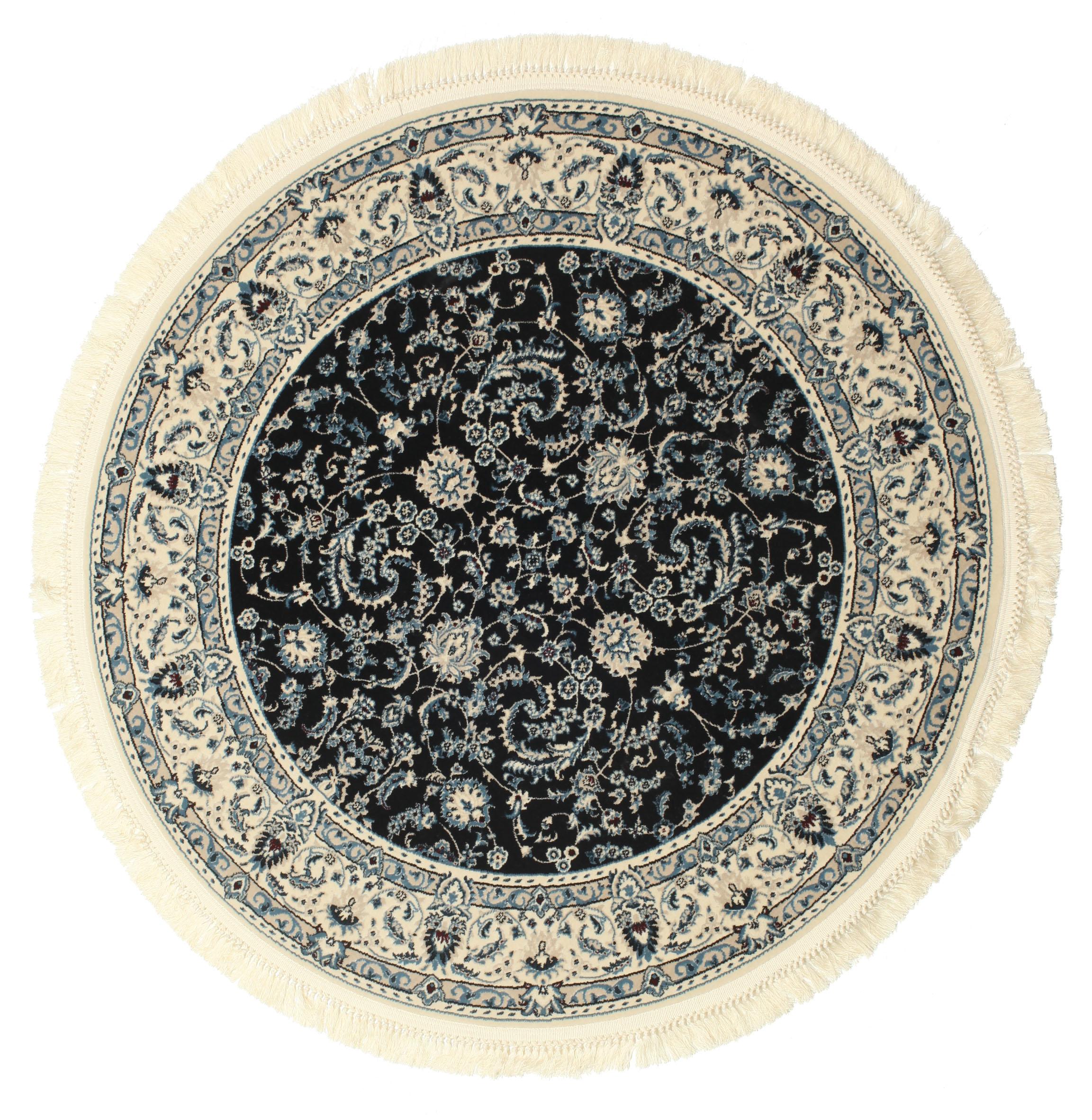 Rugvista core - Nain Florentine - Dark Blue, Round Ø 150 cm Rug - Rugvista