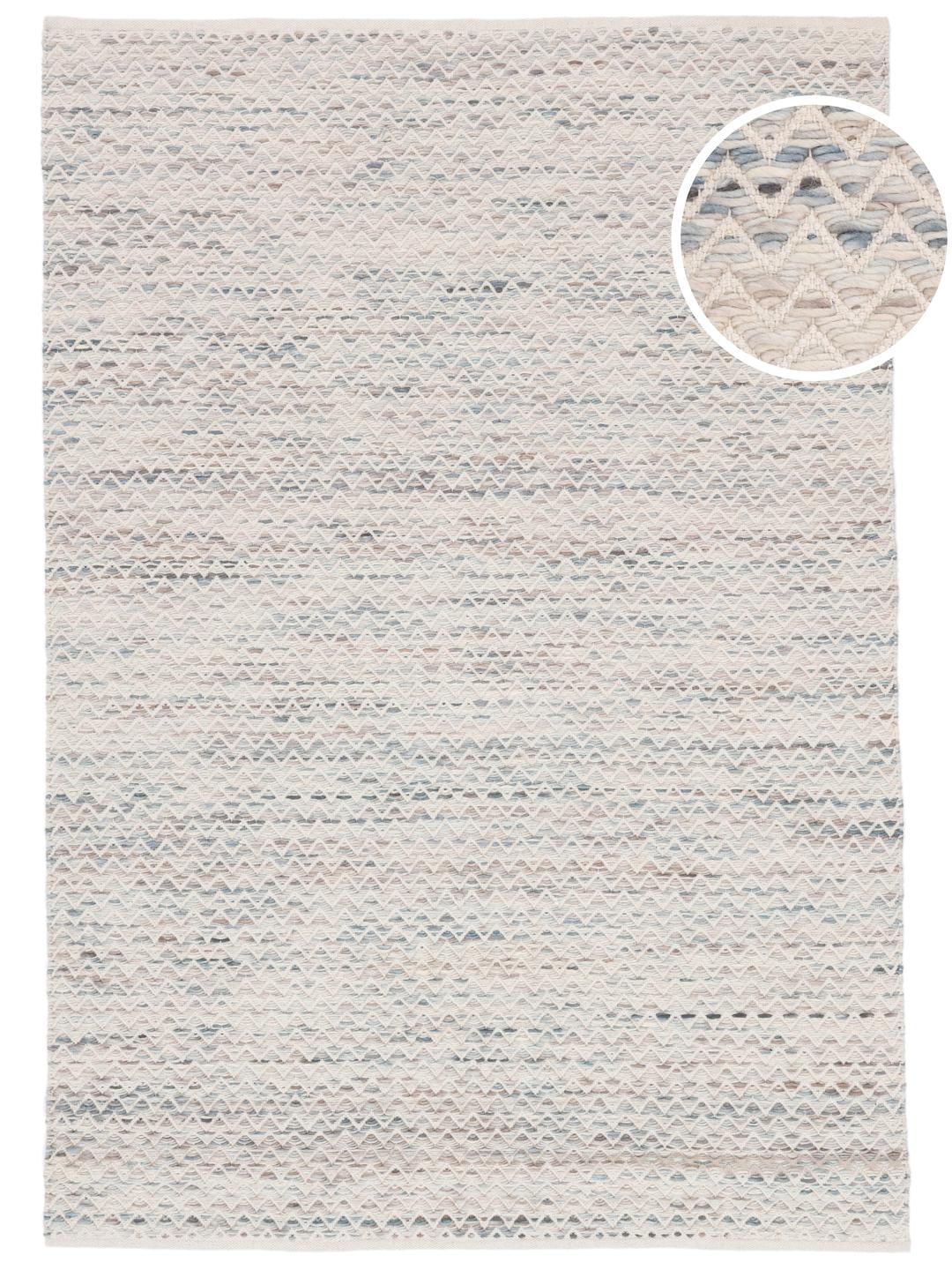 Rugvista core - Chevron Waves - Cream Beige / Greige 200 x 300 cm Wool ...