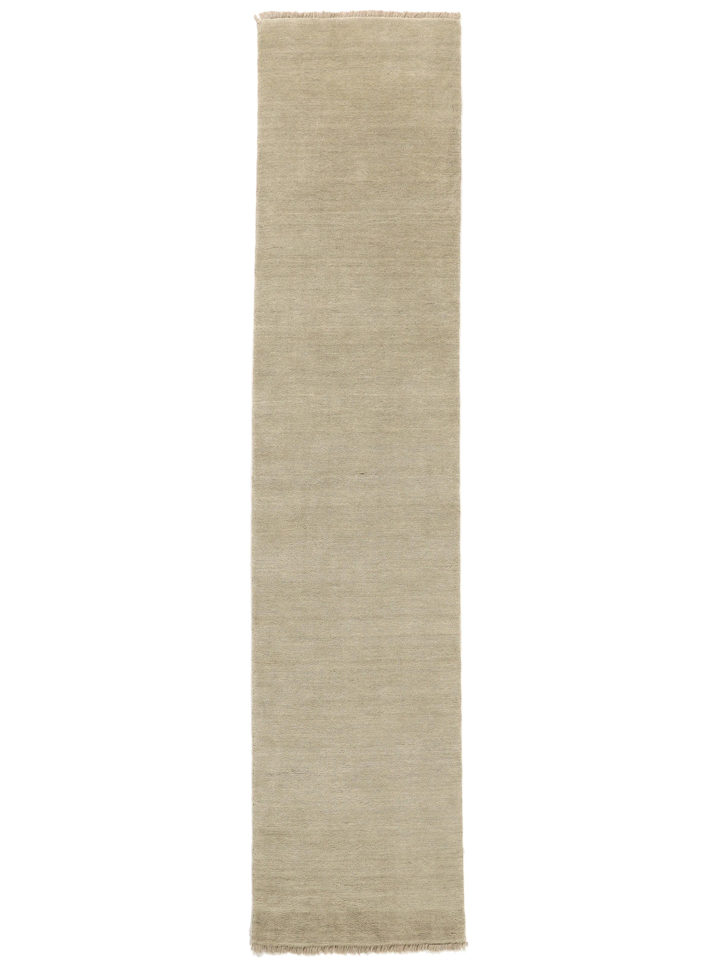 Rugvista premium - Handloom fringes - Greige, Runner 80 x 300 cm Wool ...