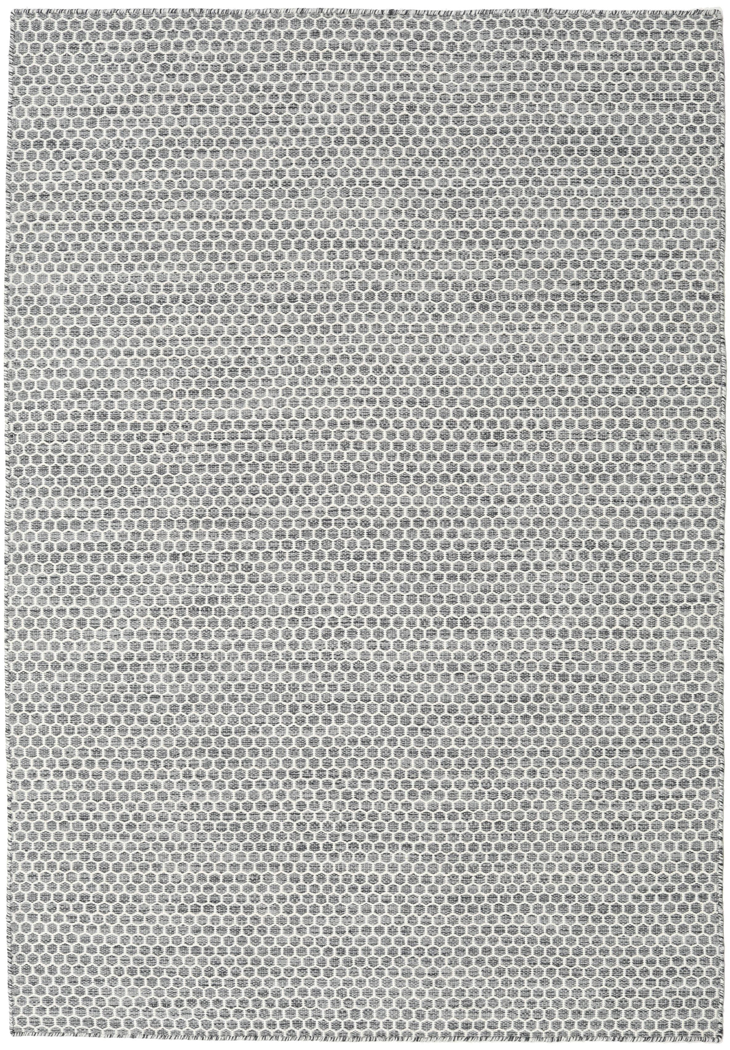 Rugvista core - Kelim Honey Comb - Light Grey 160 x 230 cm Wool Rug ...
