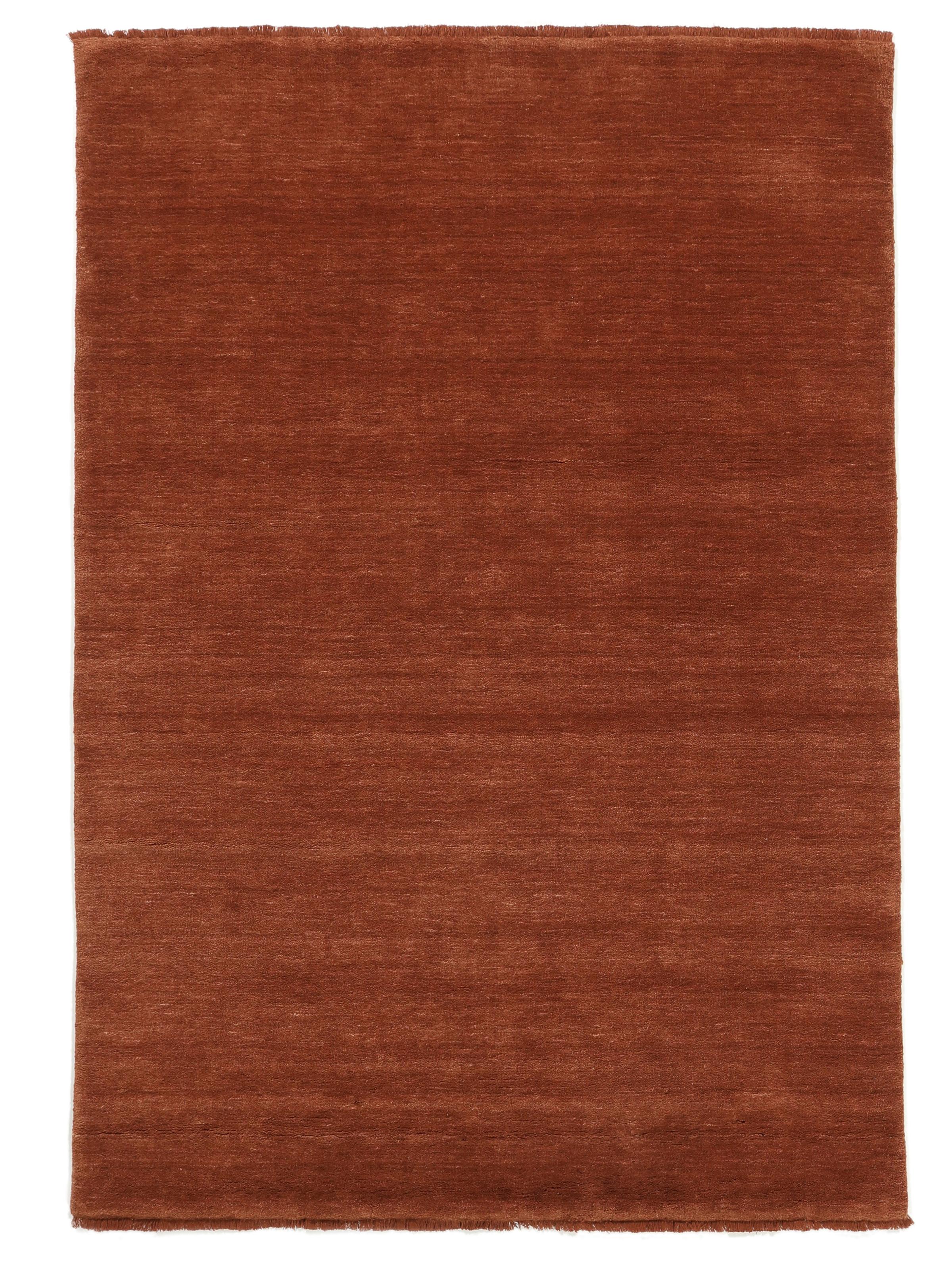 Rugvista premium - Handloom fringes - Rouge Rouille 160 x 230 cm Tapis ...