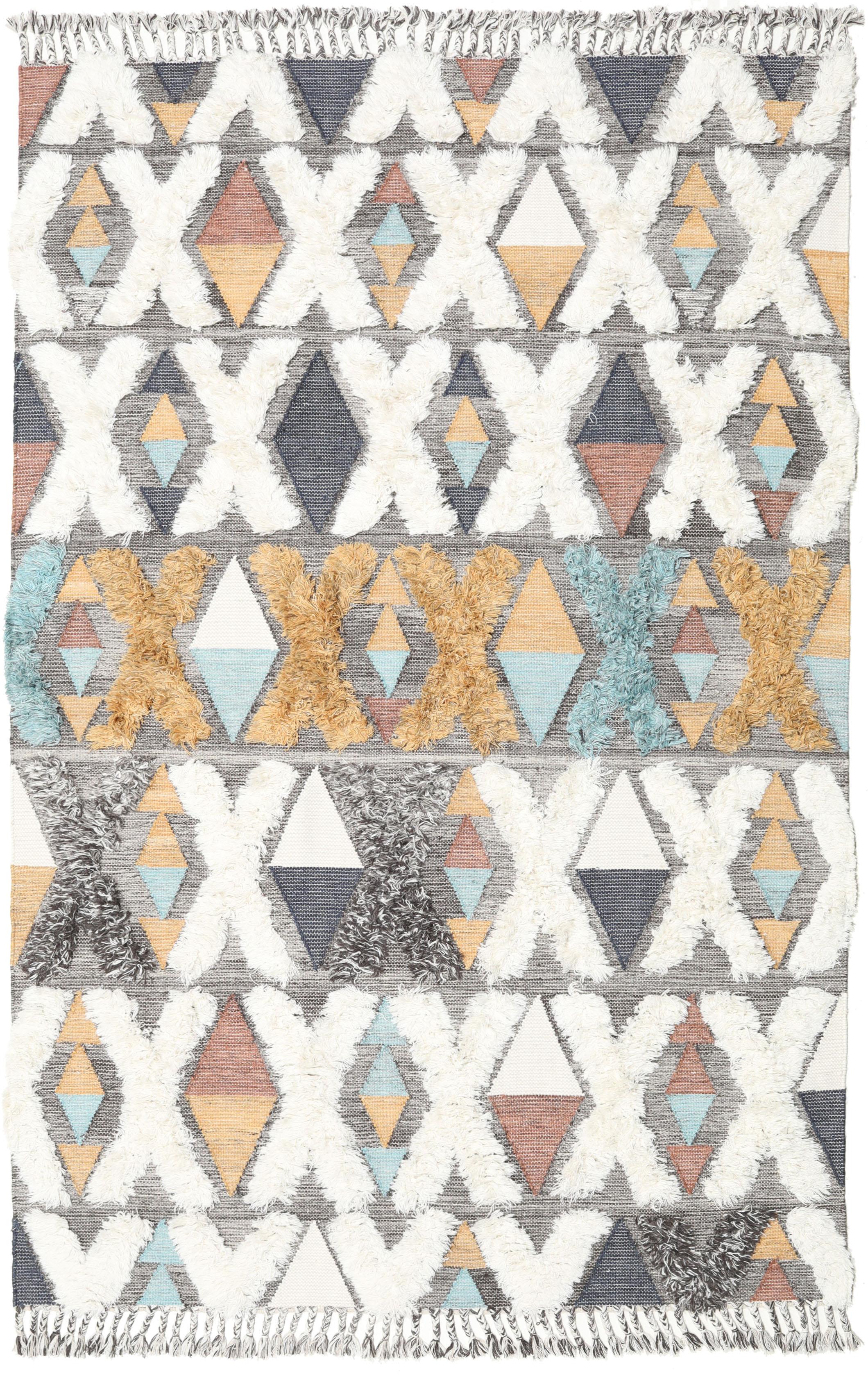 Rugvista core - Xavier - Multicolor / Gebroken Wit 200 x 300 cm Wol ...
