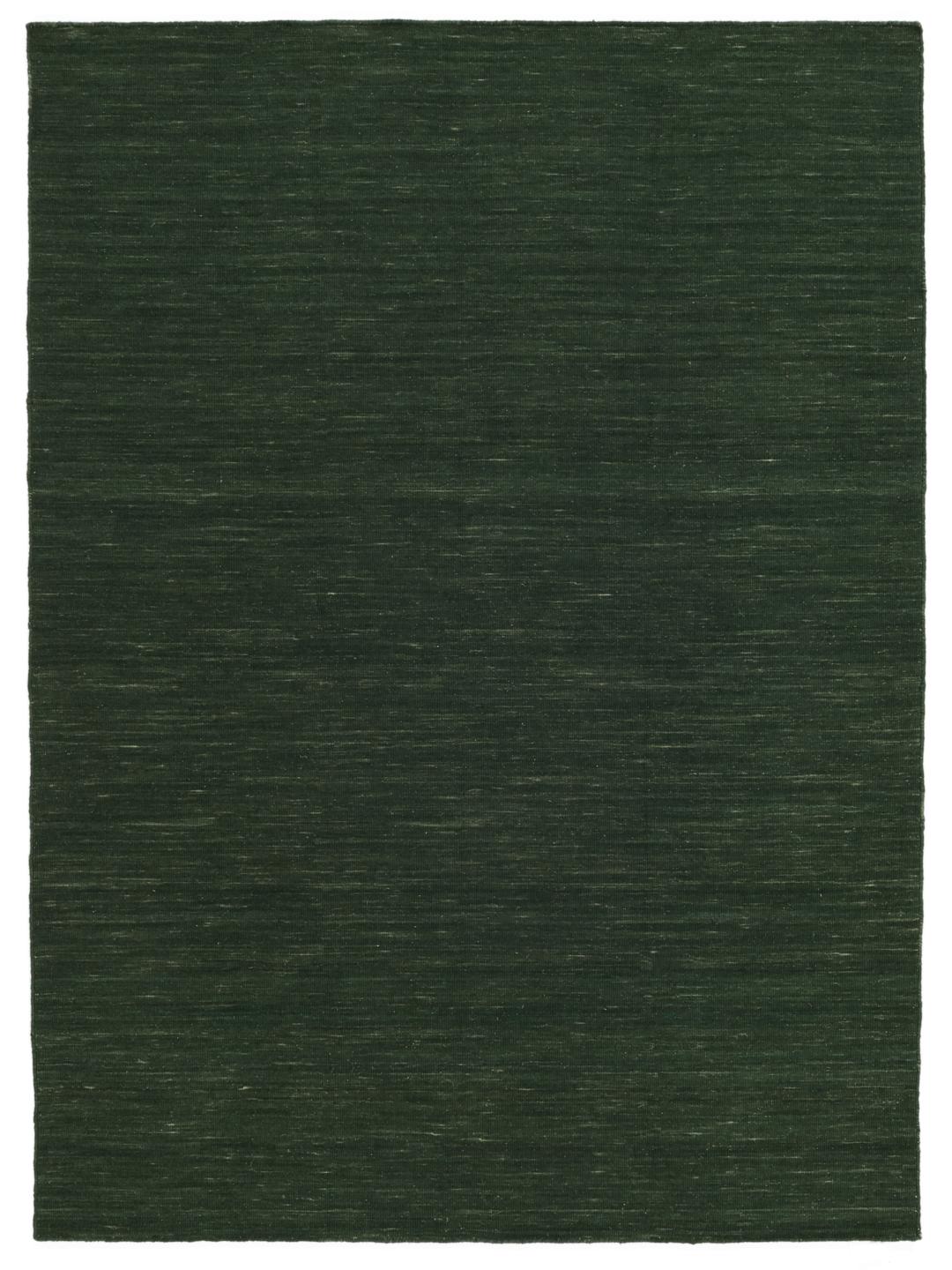 Rugvista core - Handloom flat - Forest Green 200 x 300 cm Wool Rug ...