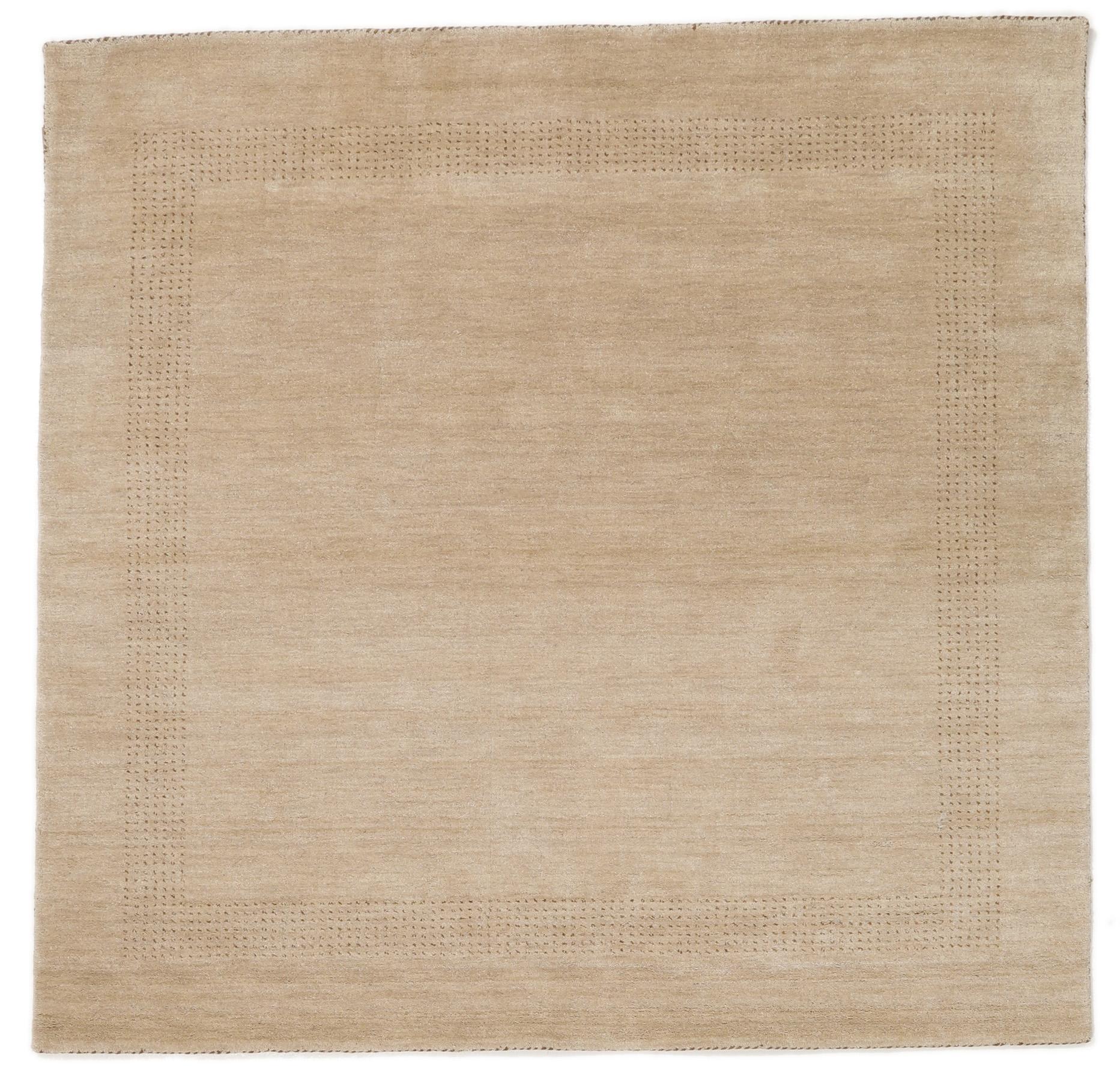 Rugvista core - Handloom Gabba - Beige 200 x 200 cm Alfombra De Lana ...