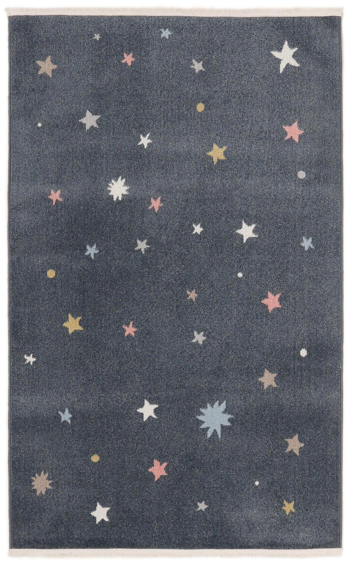 Rugvista essential - Star fall - Navy Blue 140 x 200 cm Rug - Rugvista