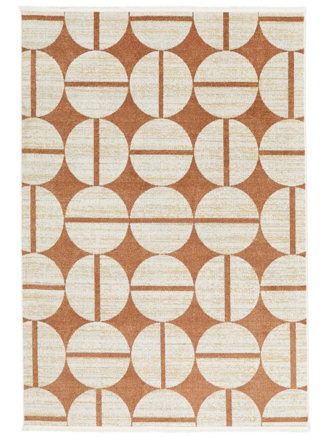Rugvista essential - Chessie - Rust Red / Off White 200 x 300 cm Rug ...
