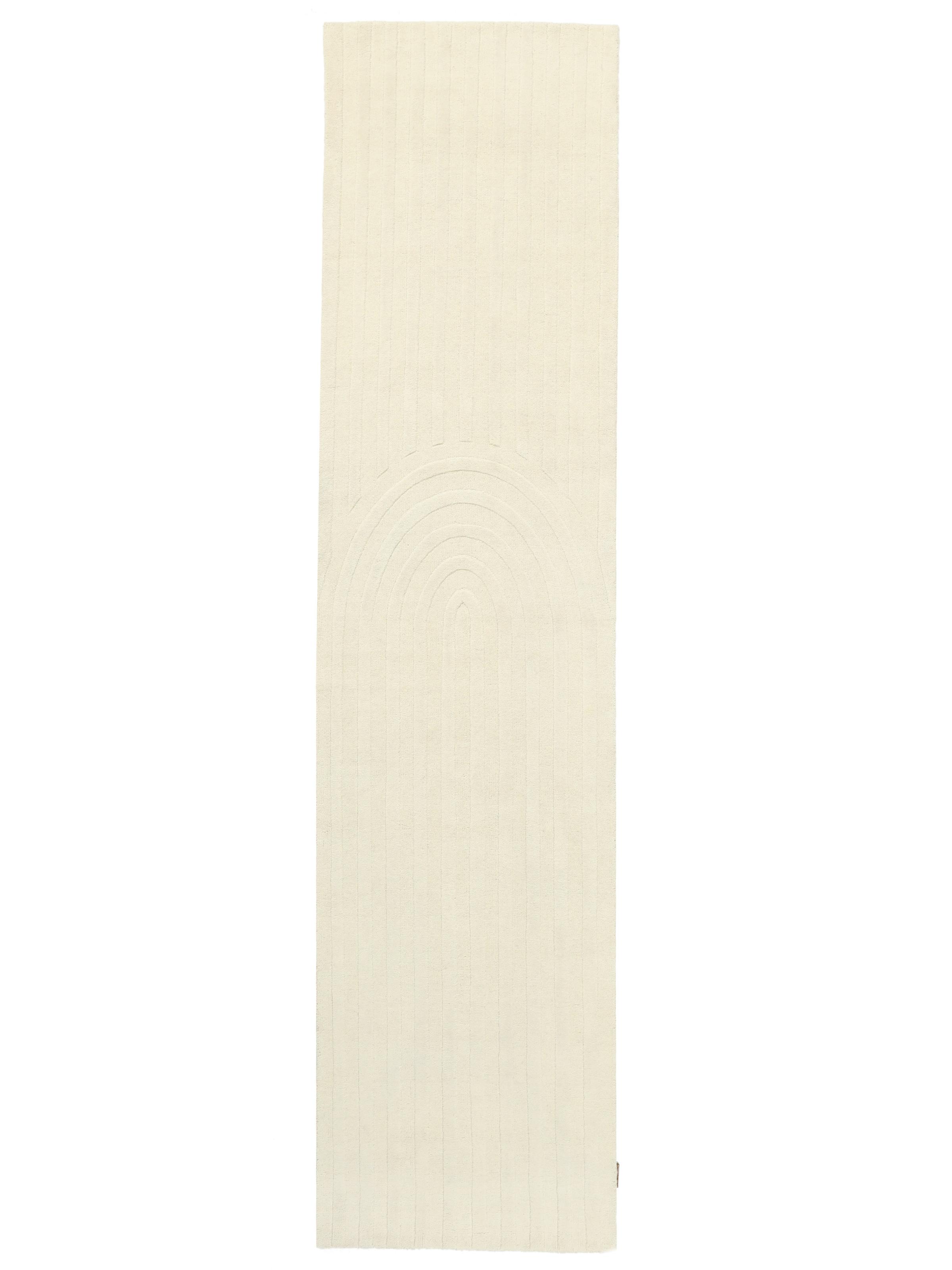 Rugvista premium - Eve - Off White, Runner 80 x 350 cm Wool Rug - Rugvista