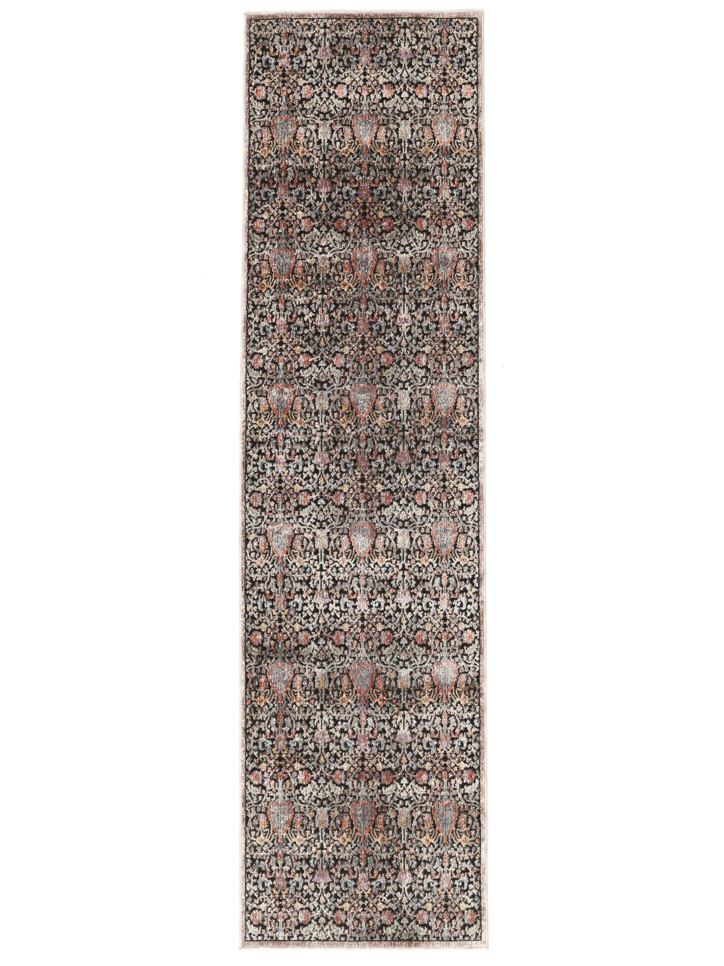 Rugvista core - Gardenia - Black / Multicolor, Runner 80 x 350 cm Rug ...