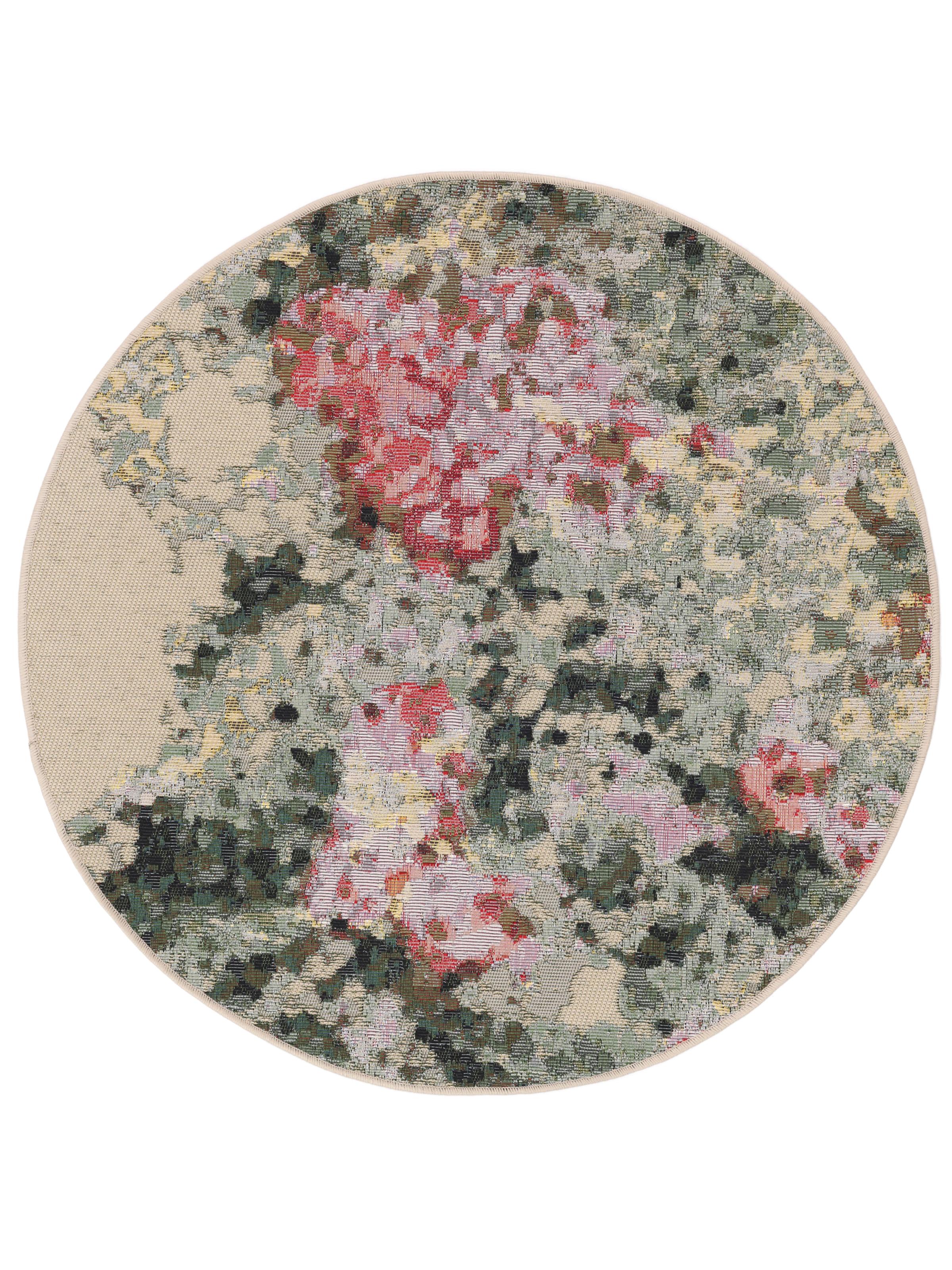 Rugvista essential - Villea - Pink, Round Ø 100 cm Rug - Rugvista