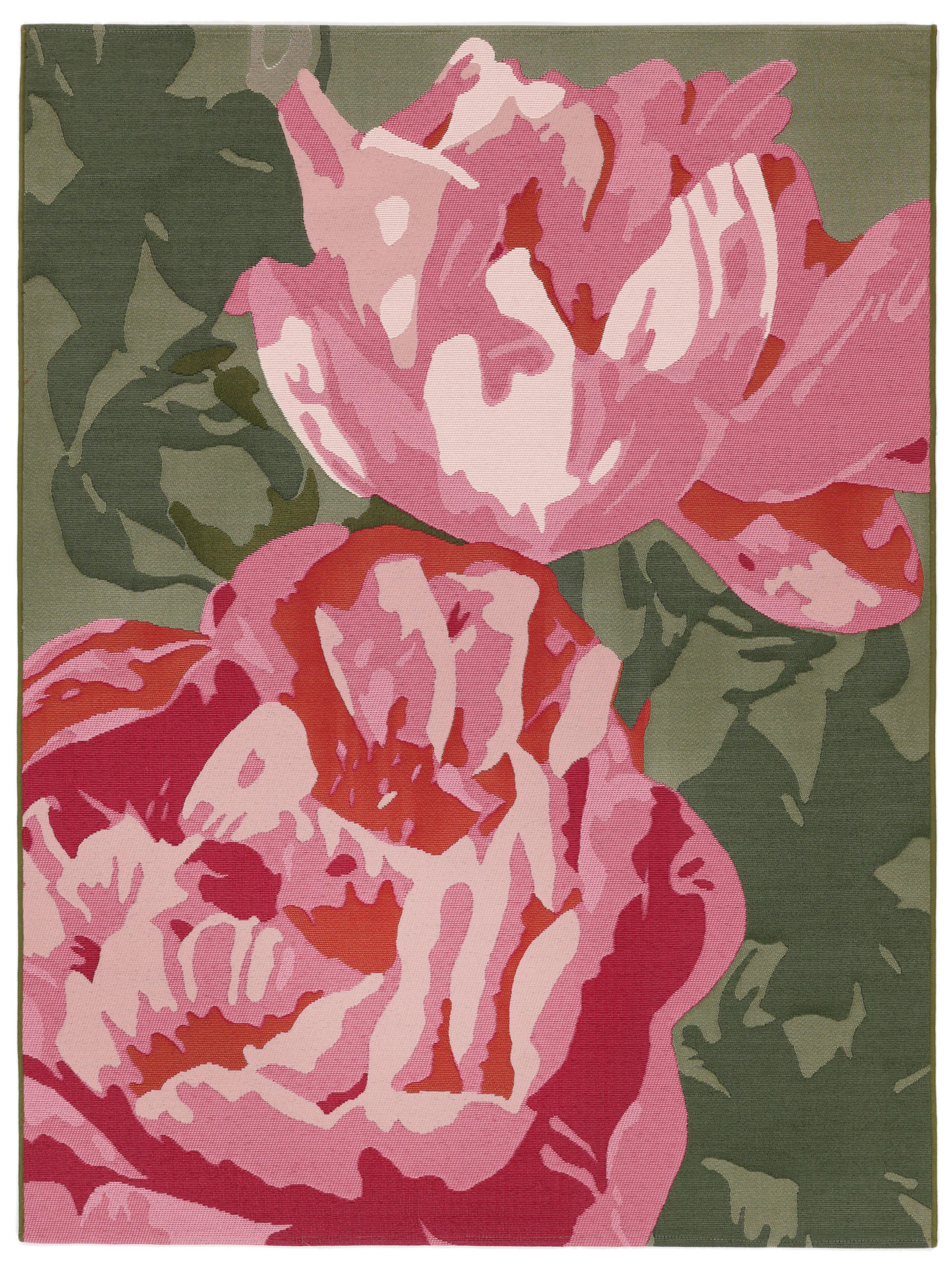 Rugvista essential - Rosabel - Pink / Green 200 x 300 cm Rug - Rugvista